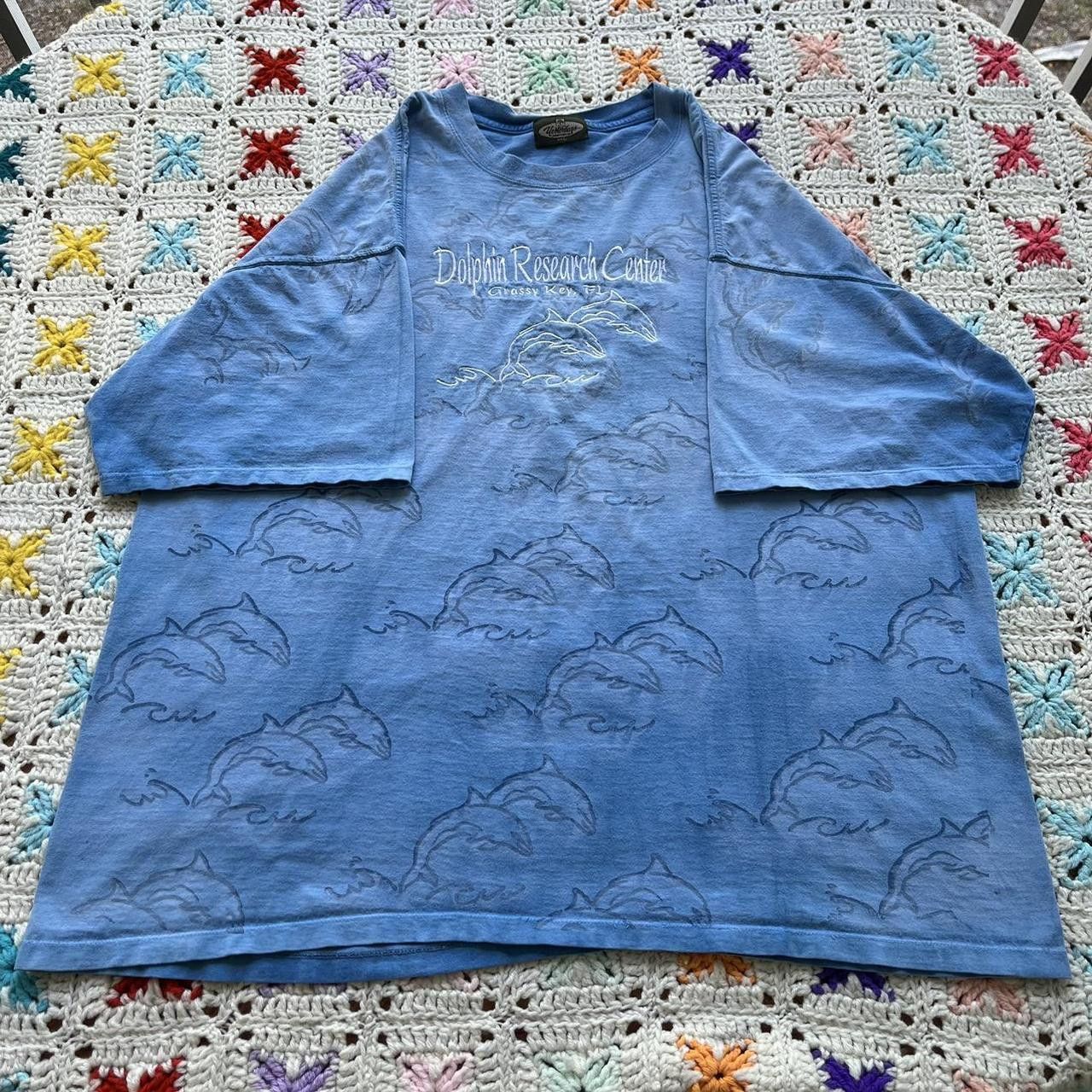 Vintage Vintage early 2000s Dolphin Research Center AOP T shirt | Grailed