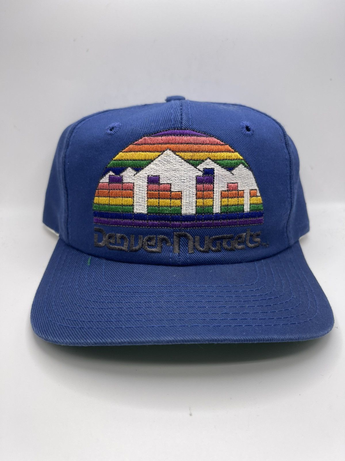 Vintage Vintage Denver Nuggets Rainbow Snapback Hat | Grailed