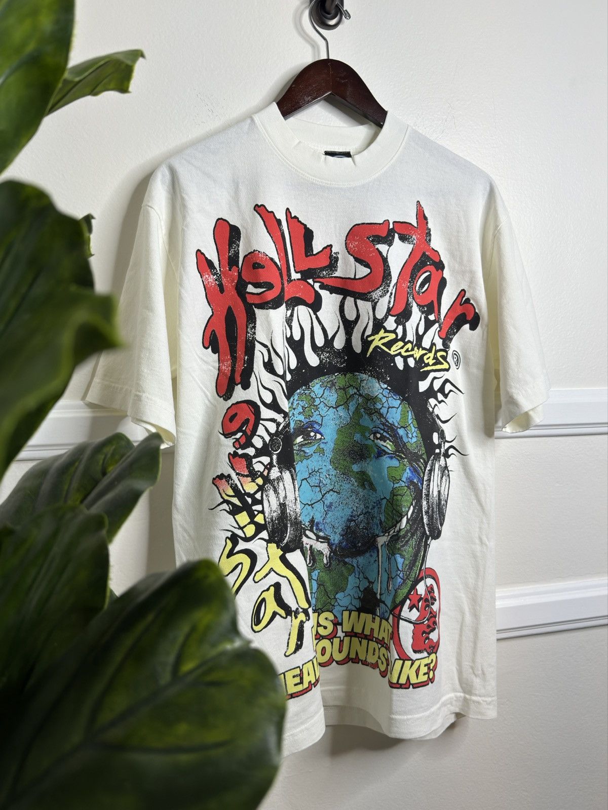 HELLSTAR Hellstar Studios Heaven on Earth Tee Cream | Grailed