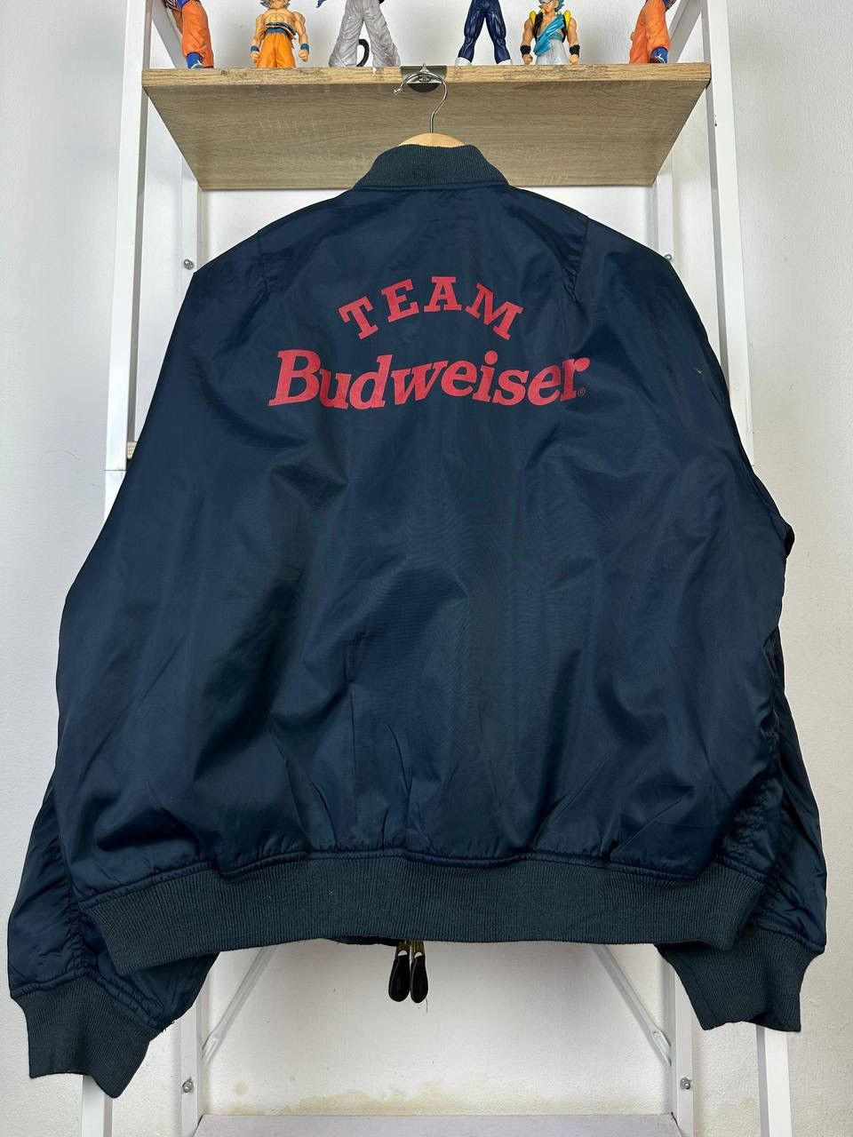 Budweiser × Vintage Vintage Team Budweiser Reversible MA-1 Bomber (Pit ...