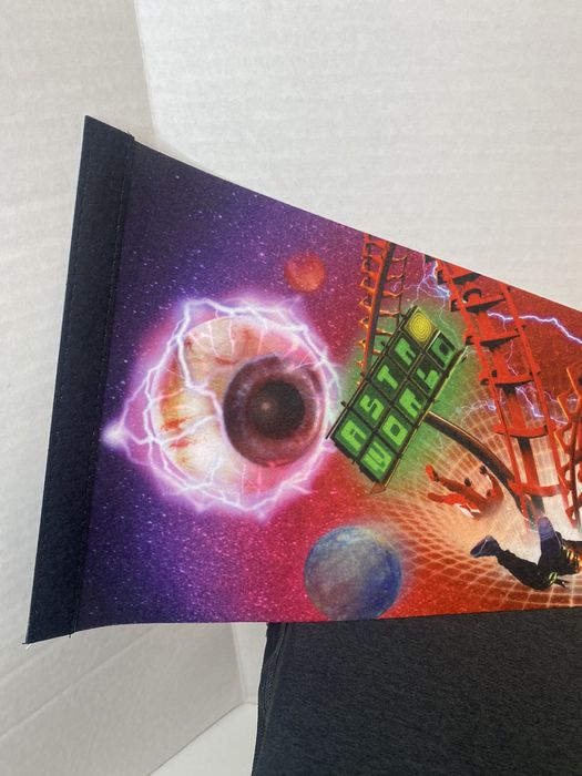 Travis Scott 2021 Astroworld Travis Scott Pennant Flag Tour Merch Eye ...