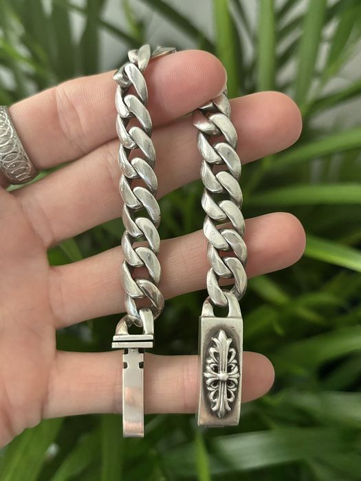 Chrome Hearts CHROME HEARTS CUBAN BRACELET | Grailed