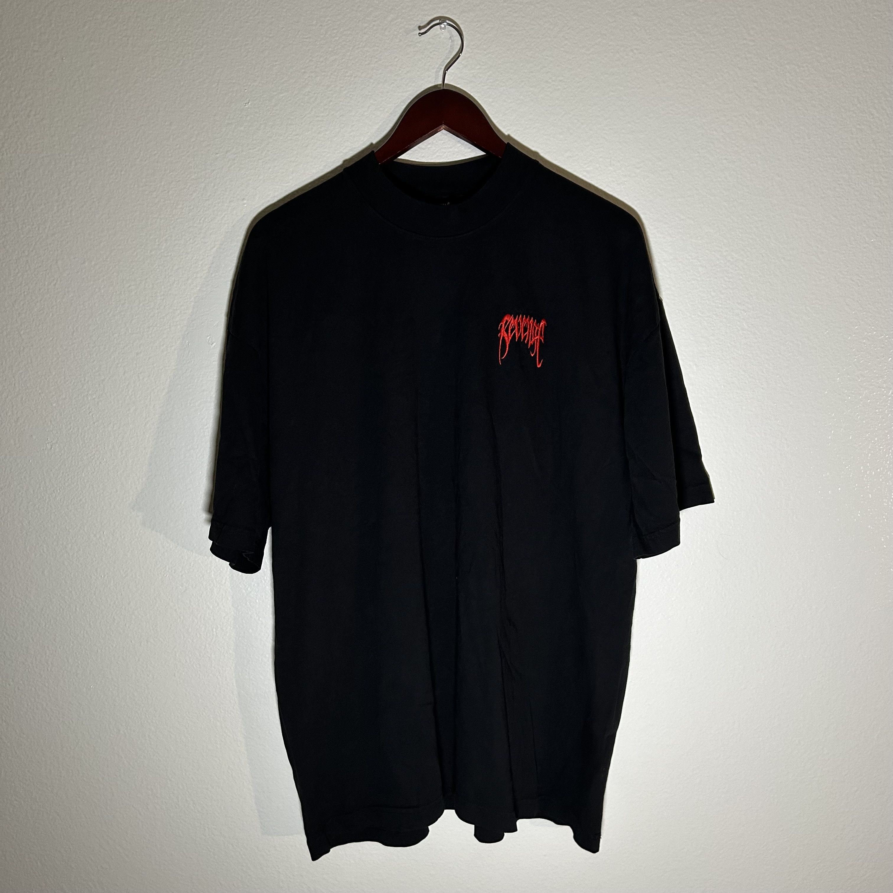 Revenge Revenge Basic Embroidered Tee Shirt | Grailed