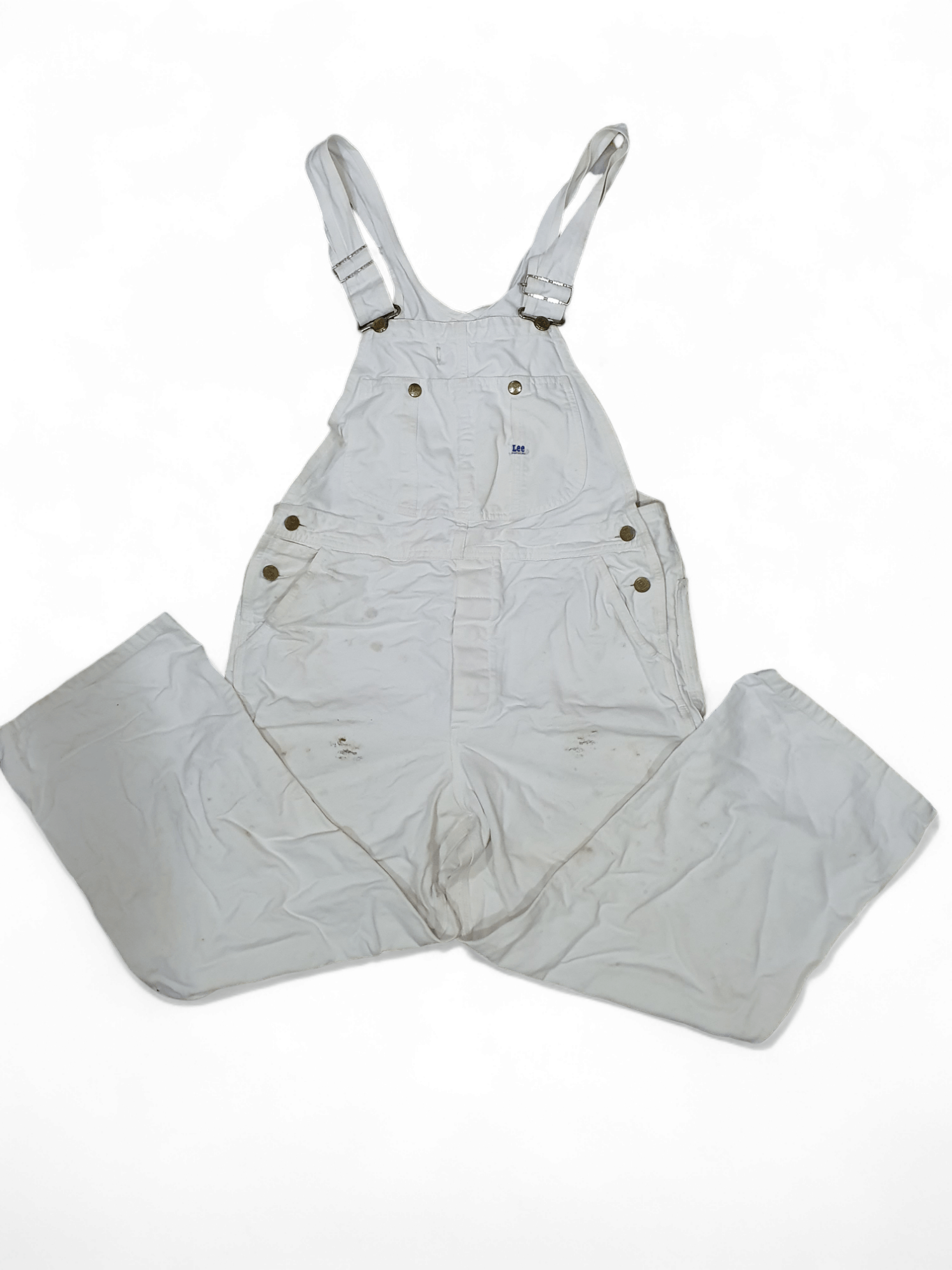 Lee × Overalls × Vintage 32×33 LEE OVERALL WHITE 🔥 | Grailed