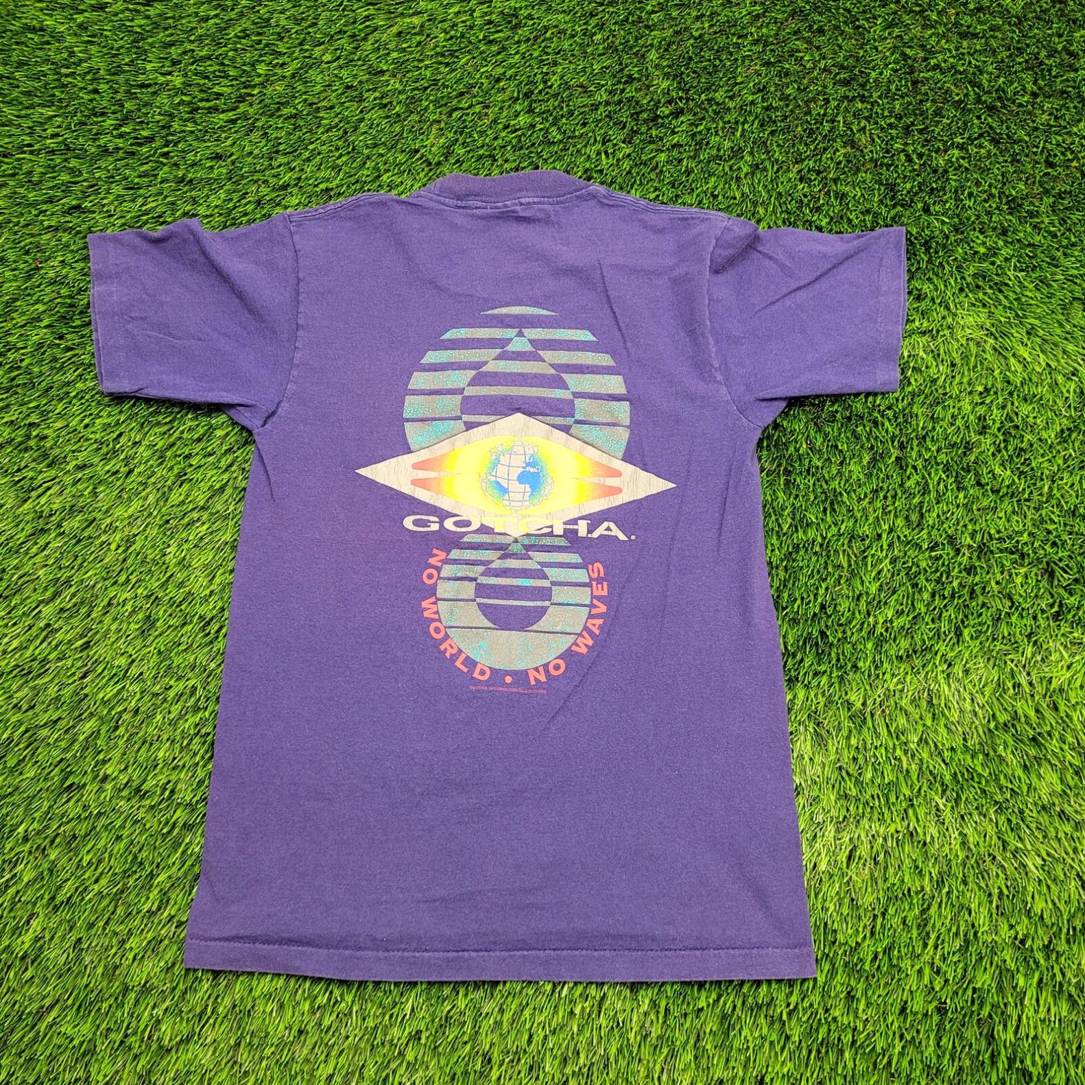 Gotcha Vintage 1982 Gotcha Surf Surfing Shirt Teens Large 16x25 Single ...