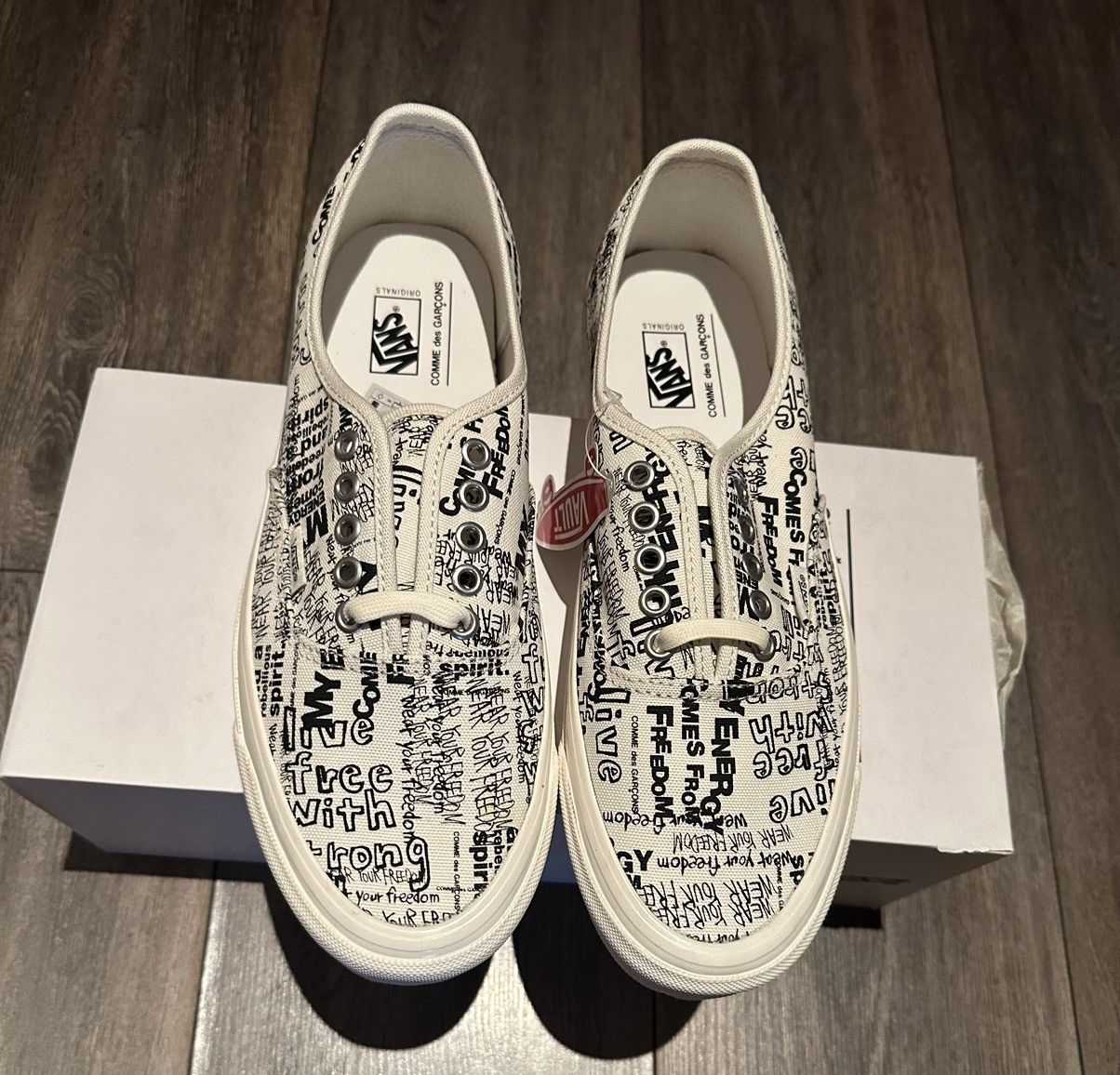 Comme des Garcons × Vans Brand New Comme Des Garçons Vans Message ...