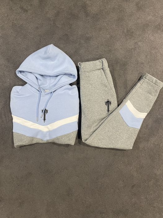 Trapstar London Trapstar tracksuit- grey and blue | Grailed