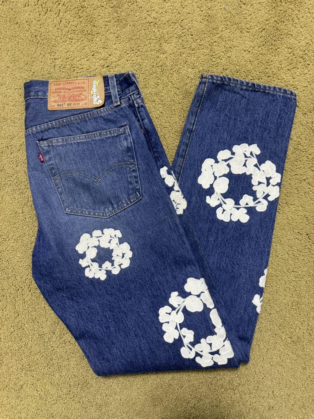 DENIM TEARS × Levi's Denim Tears chain stitched | Grailed