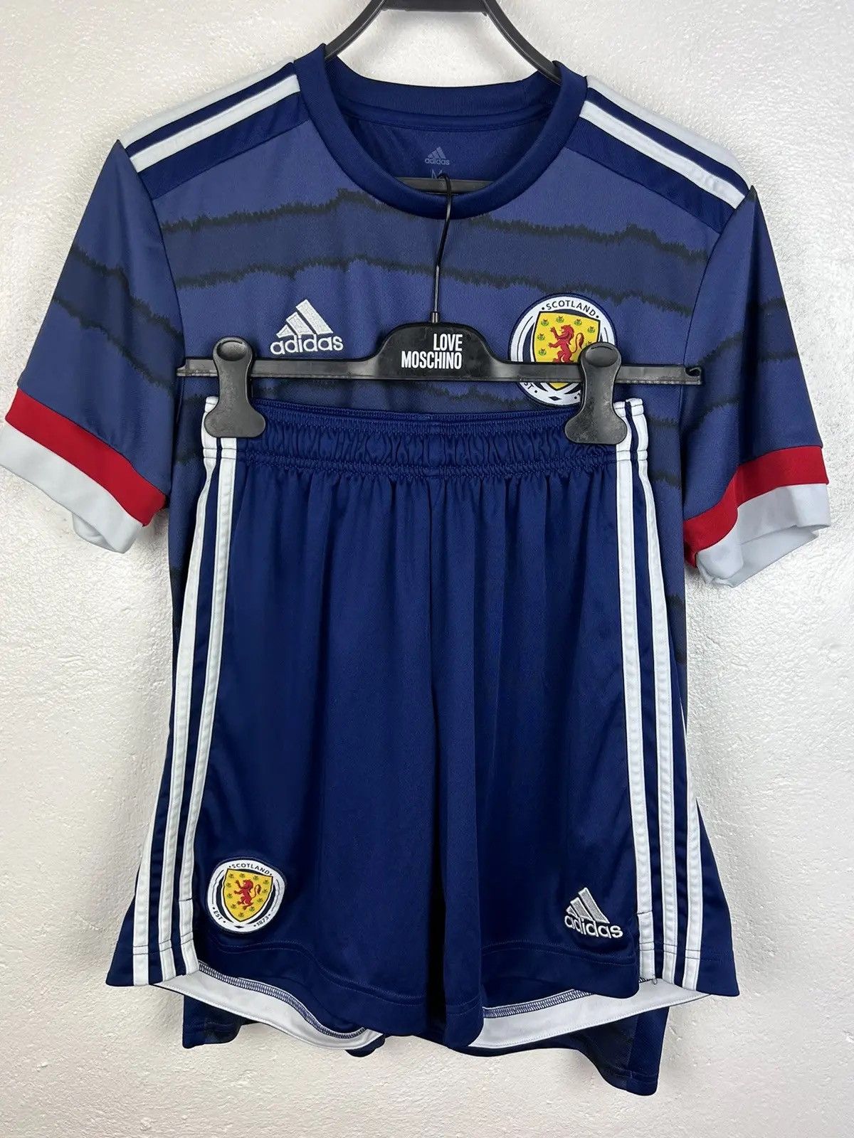 Adidas × Soccer Jersey Adidas Scotland 2020 Home Kit Set Jersey And ...