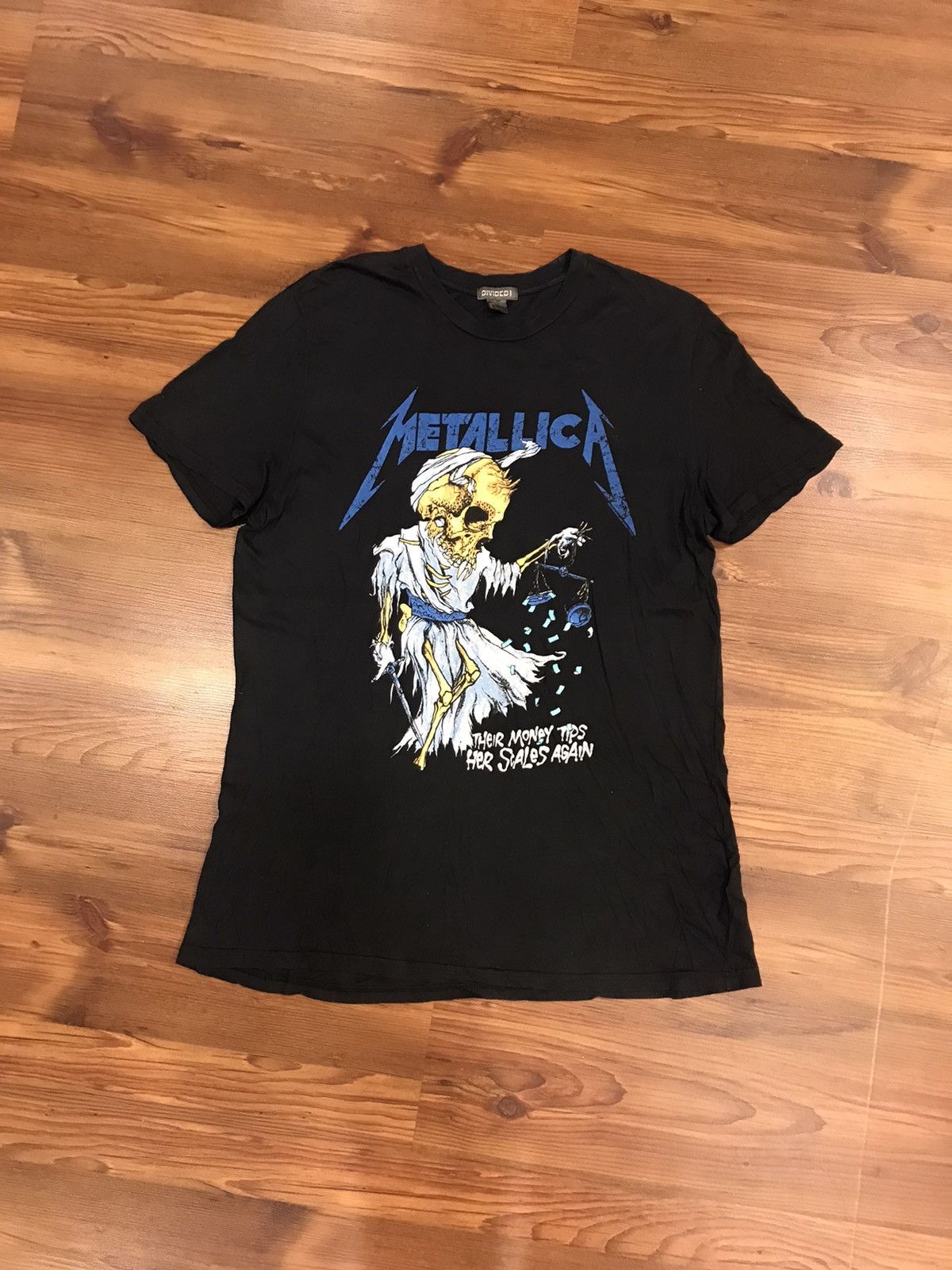 Band Tees × Metallica H&M! Metallica Tees Divided Large Size | Grailed