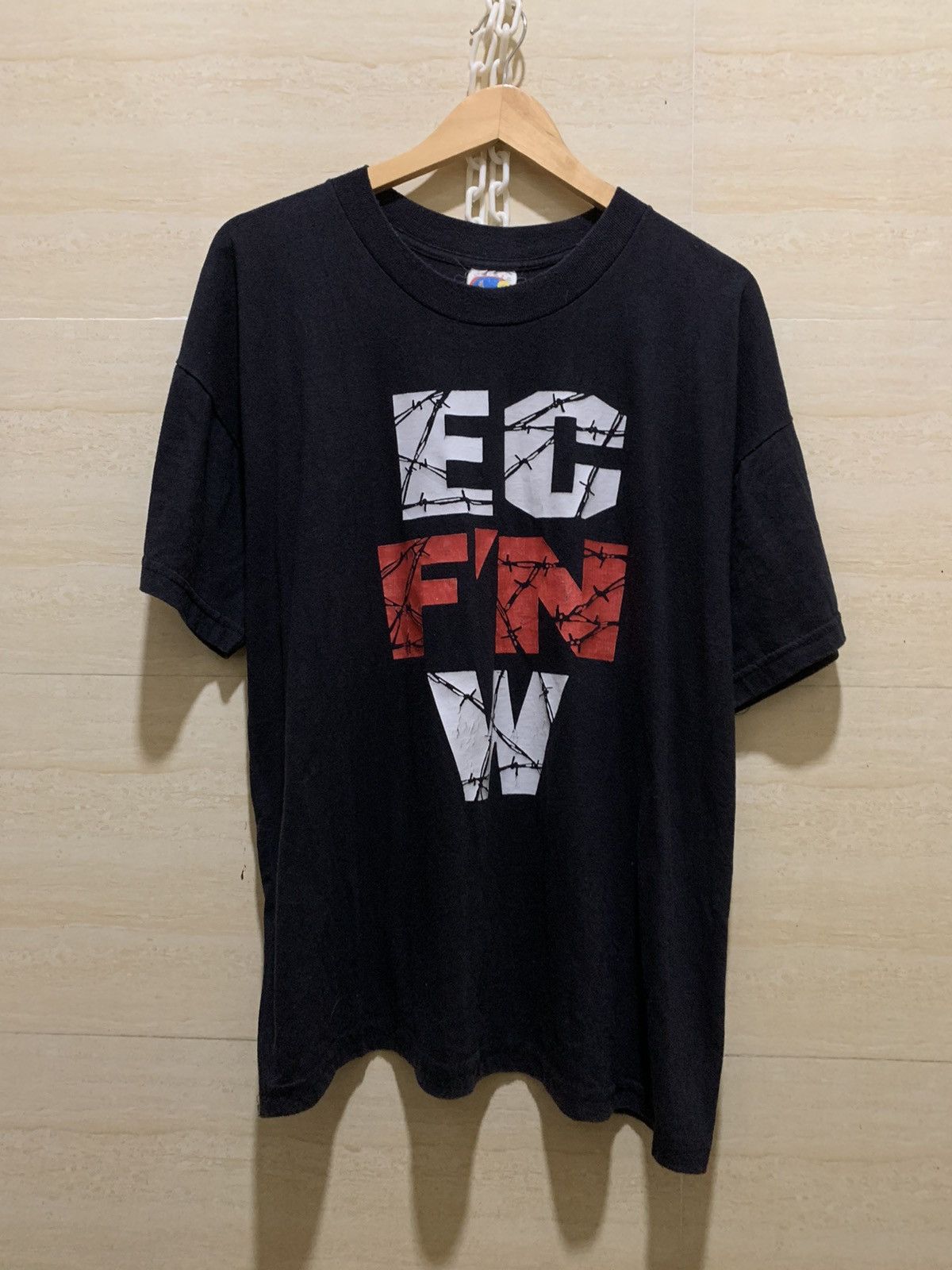 WCW/nWo × WWE × WWF vintage rare 90s ECW ec fn w shirt | Grailed