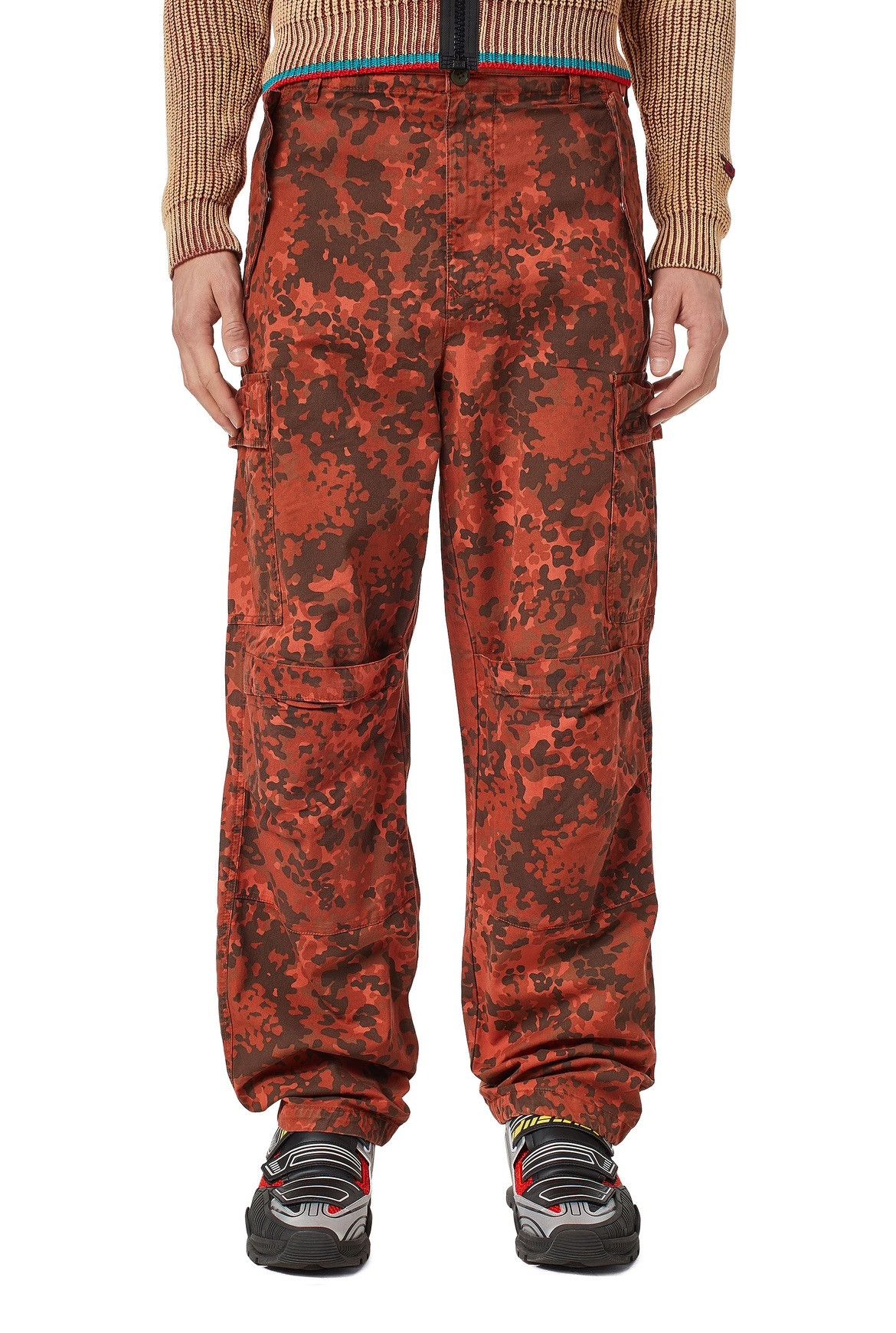 Diesel × Military × Streetwear Diesel P- ATLAN - PAT multipocket cargo ...