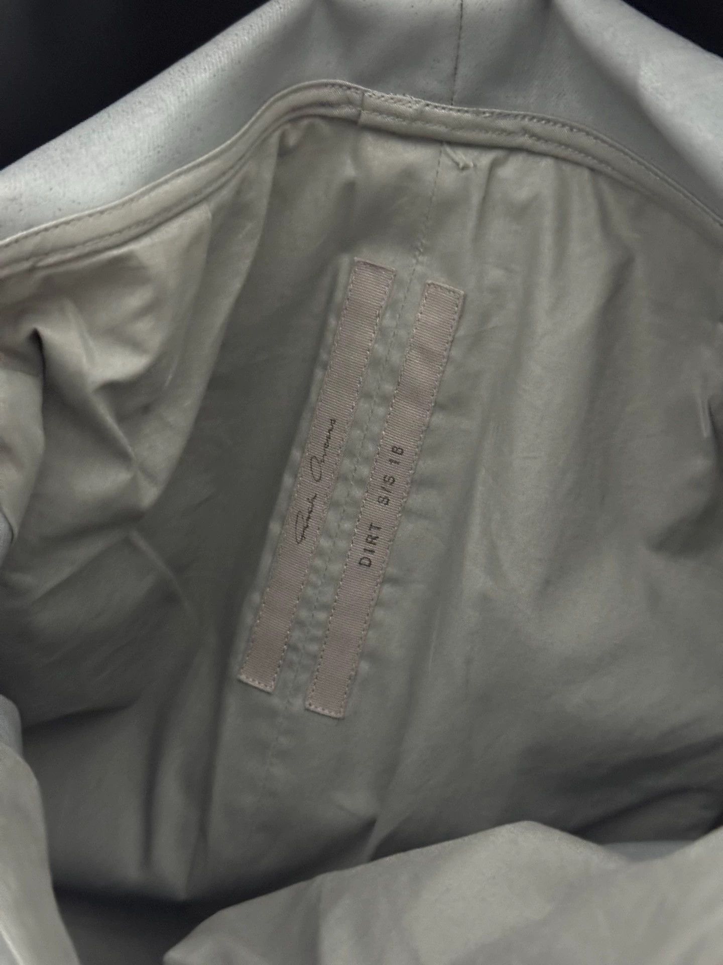 Rick Owens Rick Owens special-coated asymmetrical top with tags | Grailed