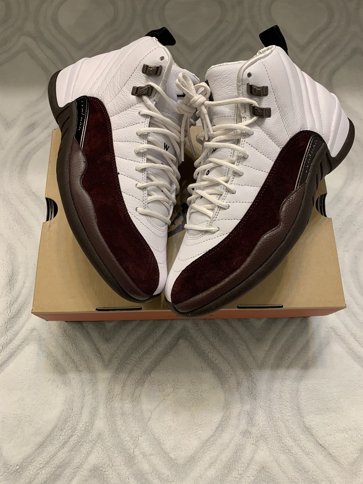 Nike Air Jordan 12 (A Ma Maniere White) | Grailed