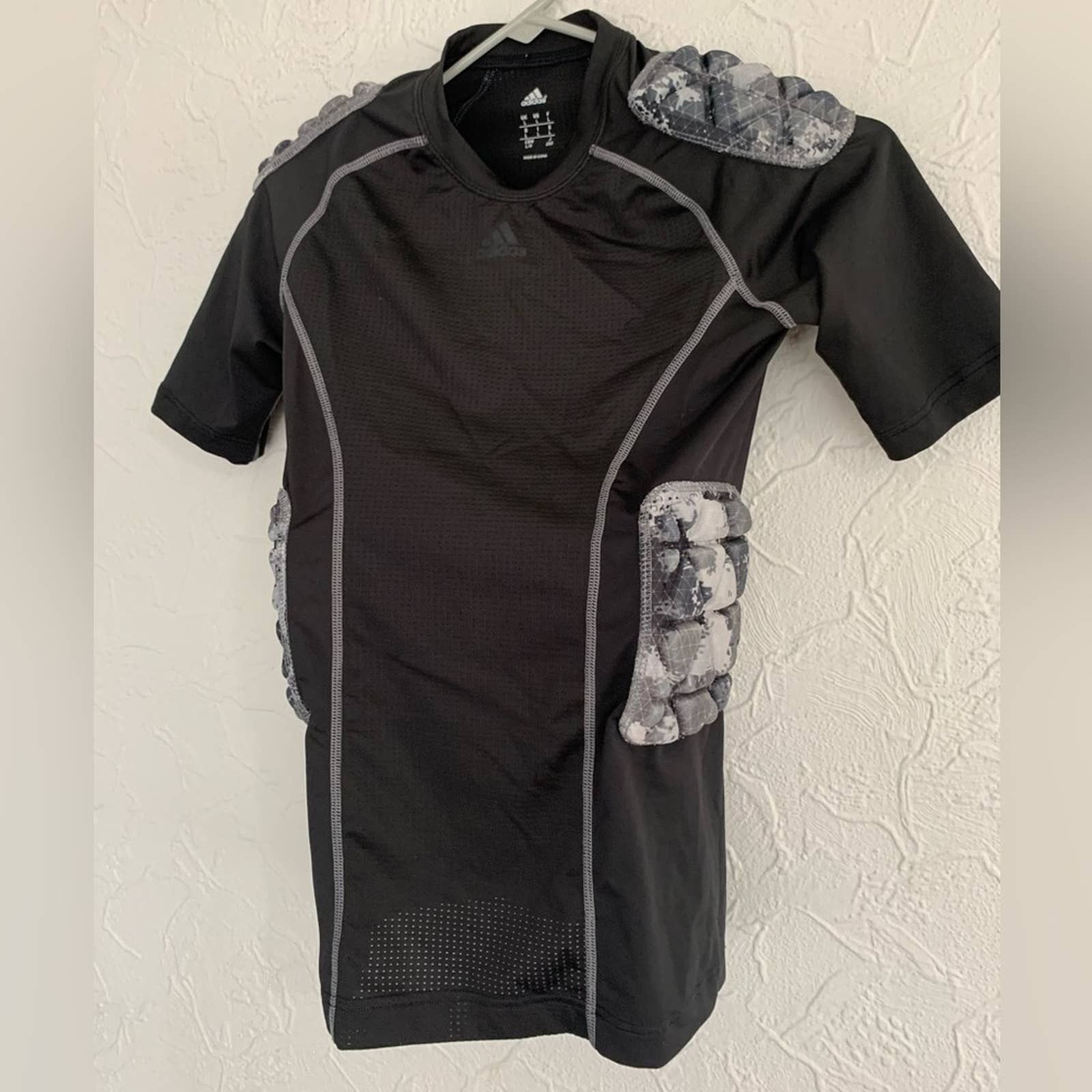 Adidas Adidas Techfit Youth Pad Impact Compression Football Shirt | Grailed