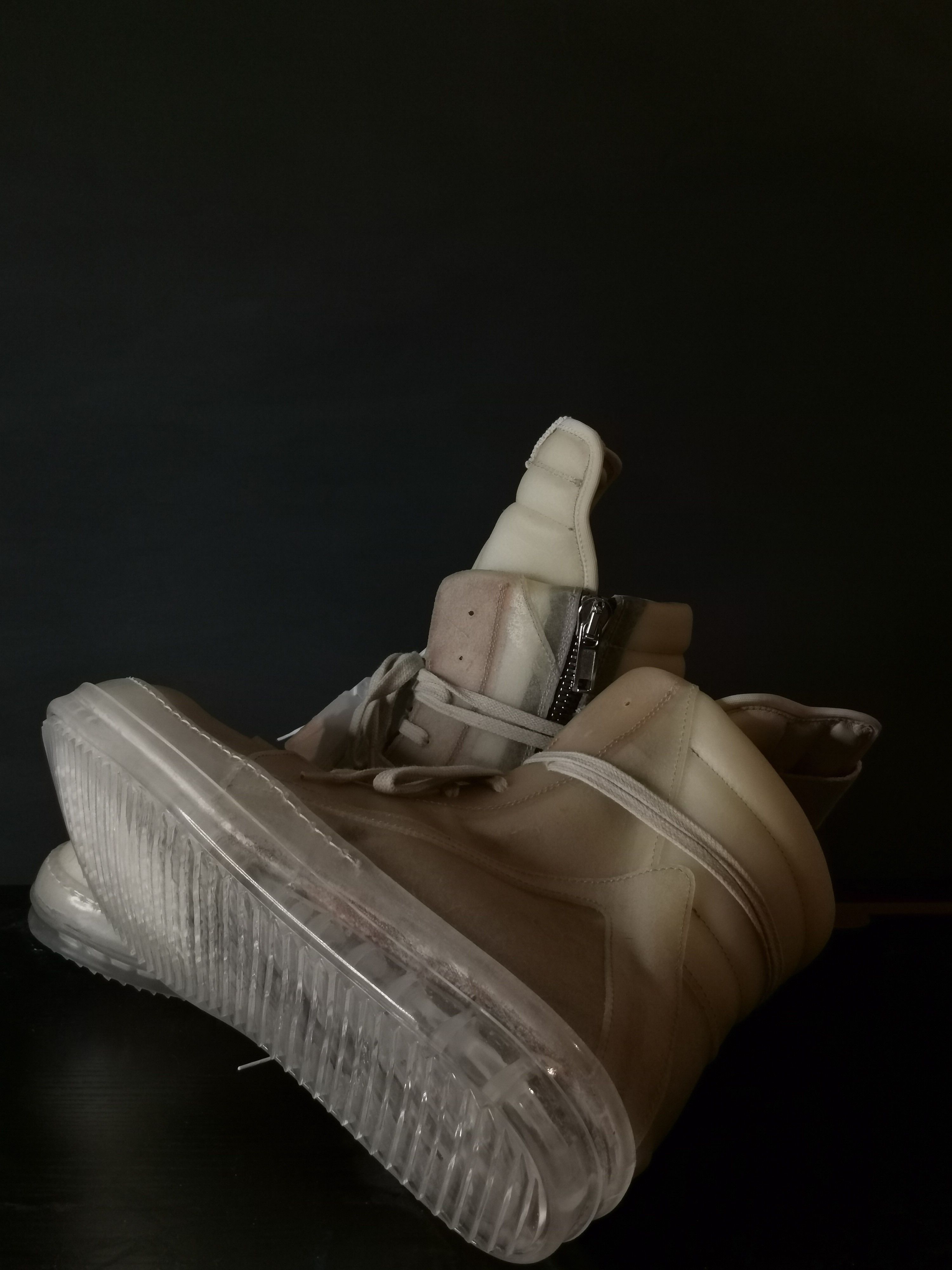 Rick Owens Rick Owens Transparent Leather Geobasket | Grailed