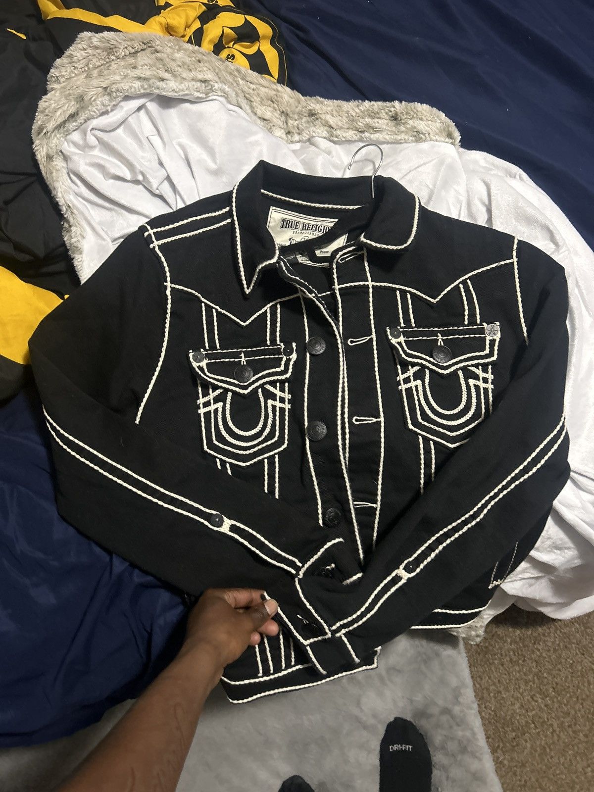 True Religion Jimmy jacket Rope Stitch | Grailed