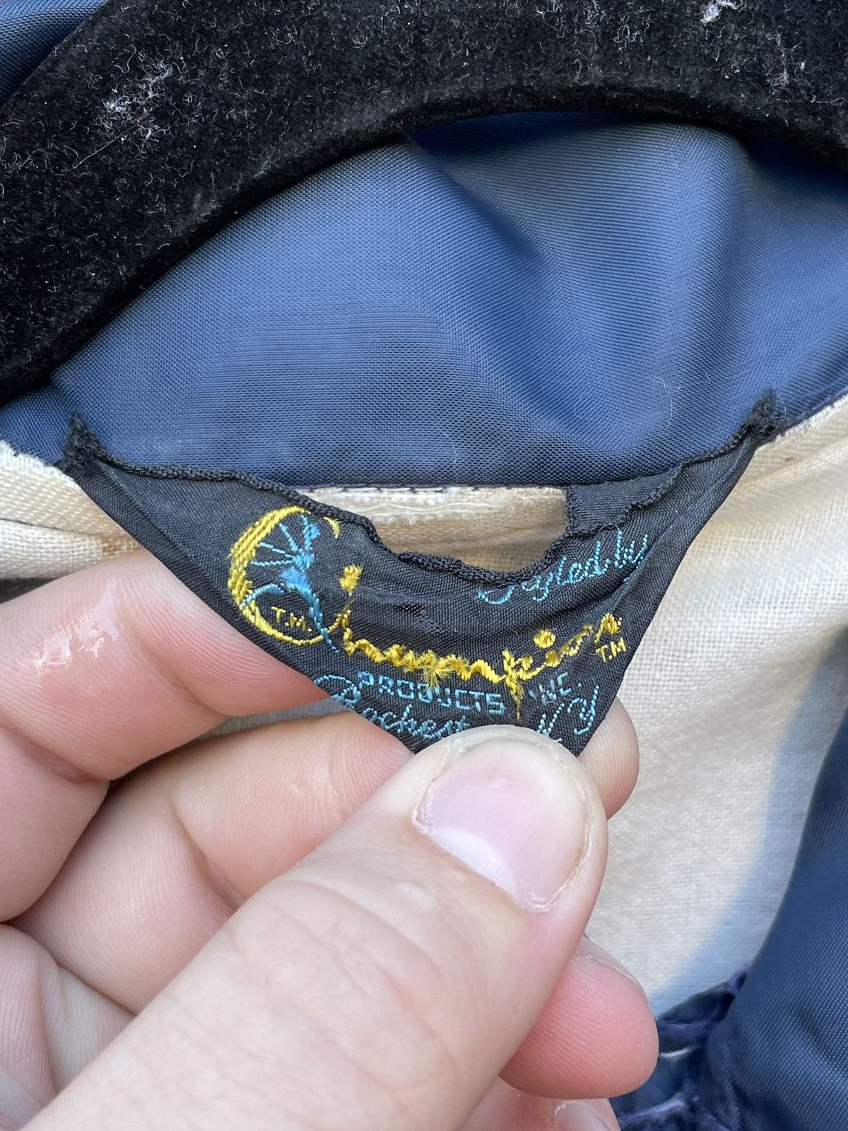 Champion VTG 60s Champion Running Man Bentley College Coach Jacket ...