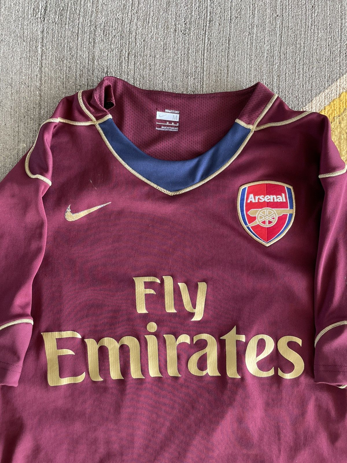Nike × Vintage Vintage 2000s Nike Arsenal FC Soccer Jersey Blokecore ...