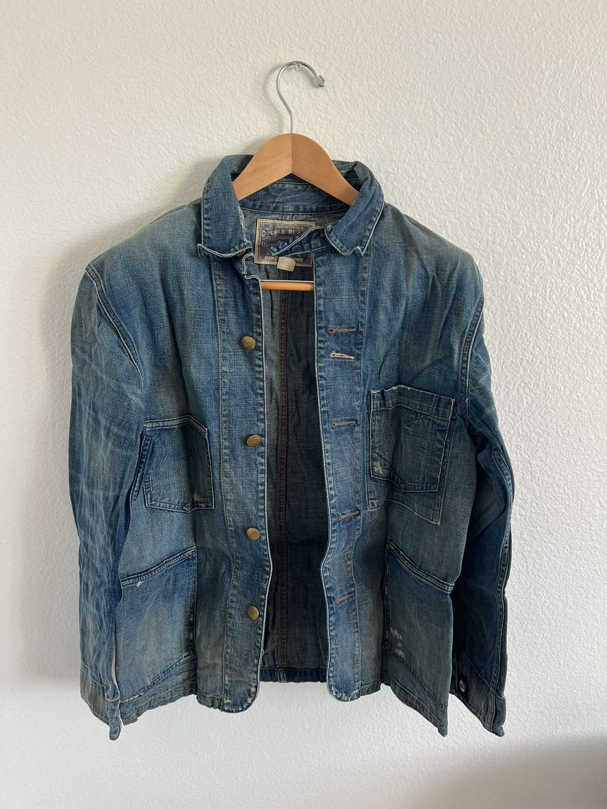 RRL Ralph Lauren RRL Indigo Denim Chore Jacket | Grailed