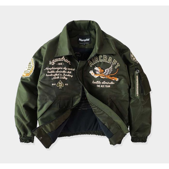 Bomber Jacket FLIGHT JACKET - AIRCRAFT [limited edition] | Grailed