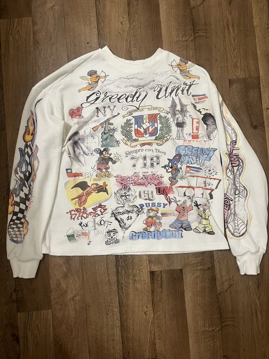 Vintage Greedy Unit - All Around Thermal Print | Grailed