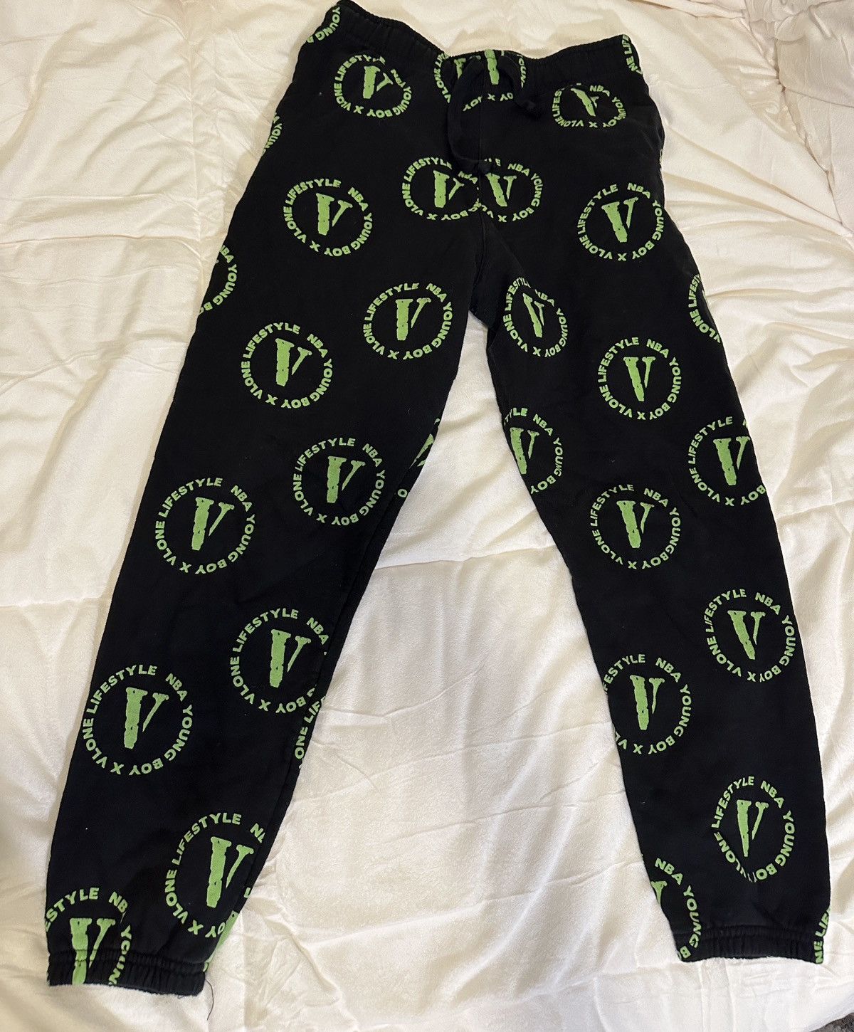 Vlone YoungBoy NBA x Vlone Cross Roads Sweatpants | Grailed