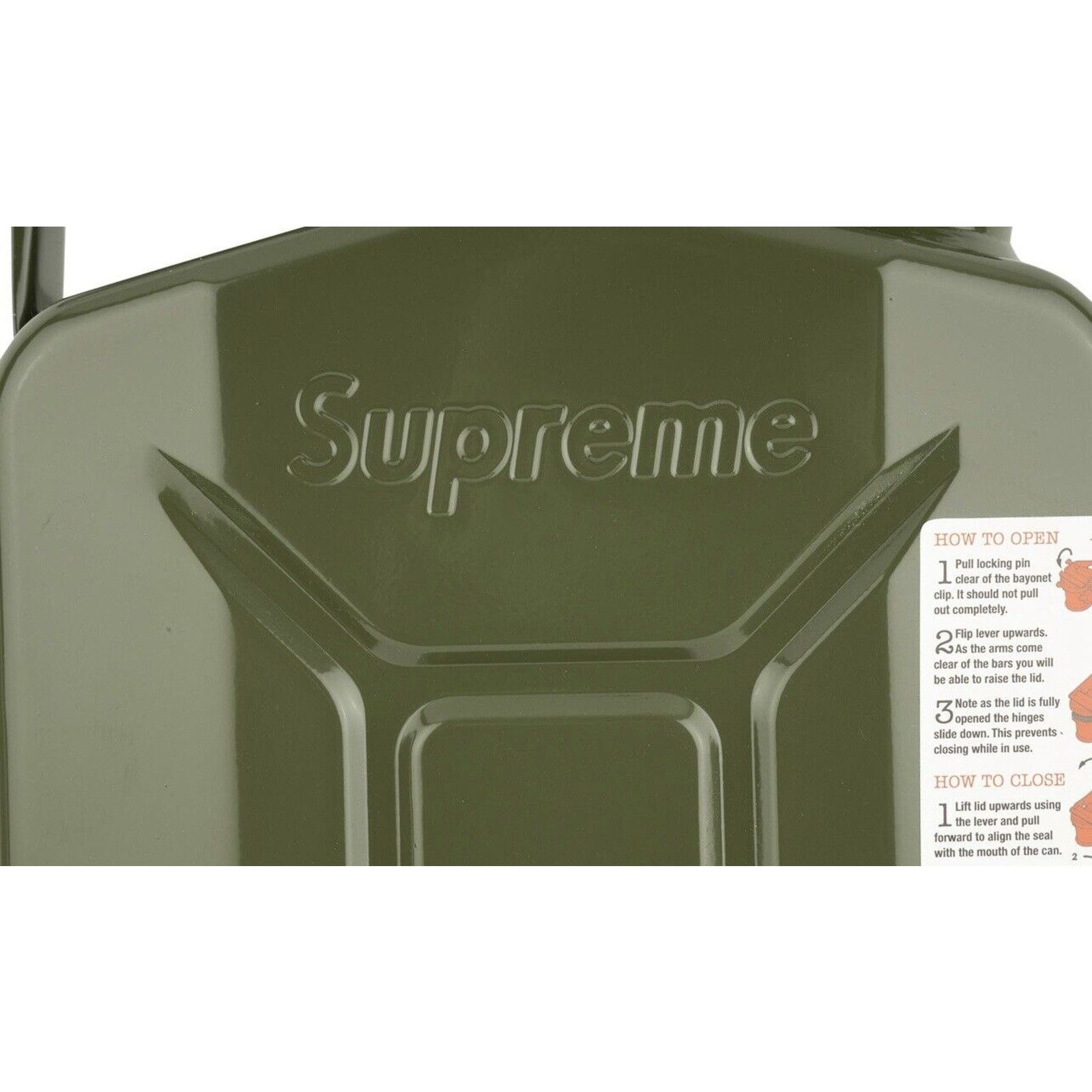Supreme Supreme x Wavian • 5 Litre • Jerry Can • Cross-Posted • Firm ...