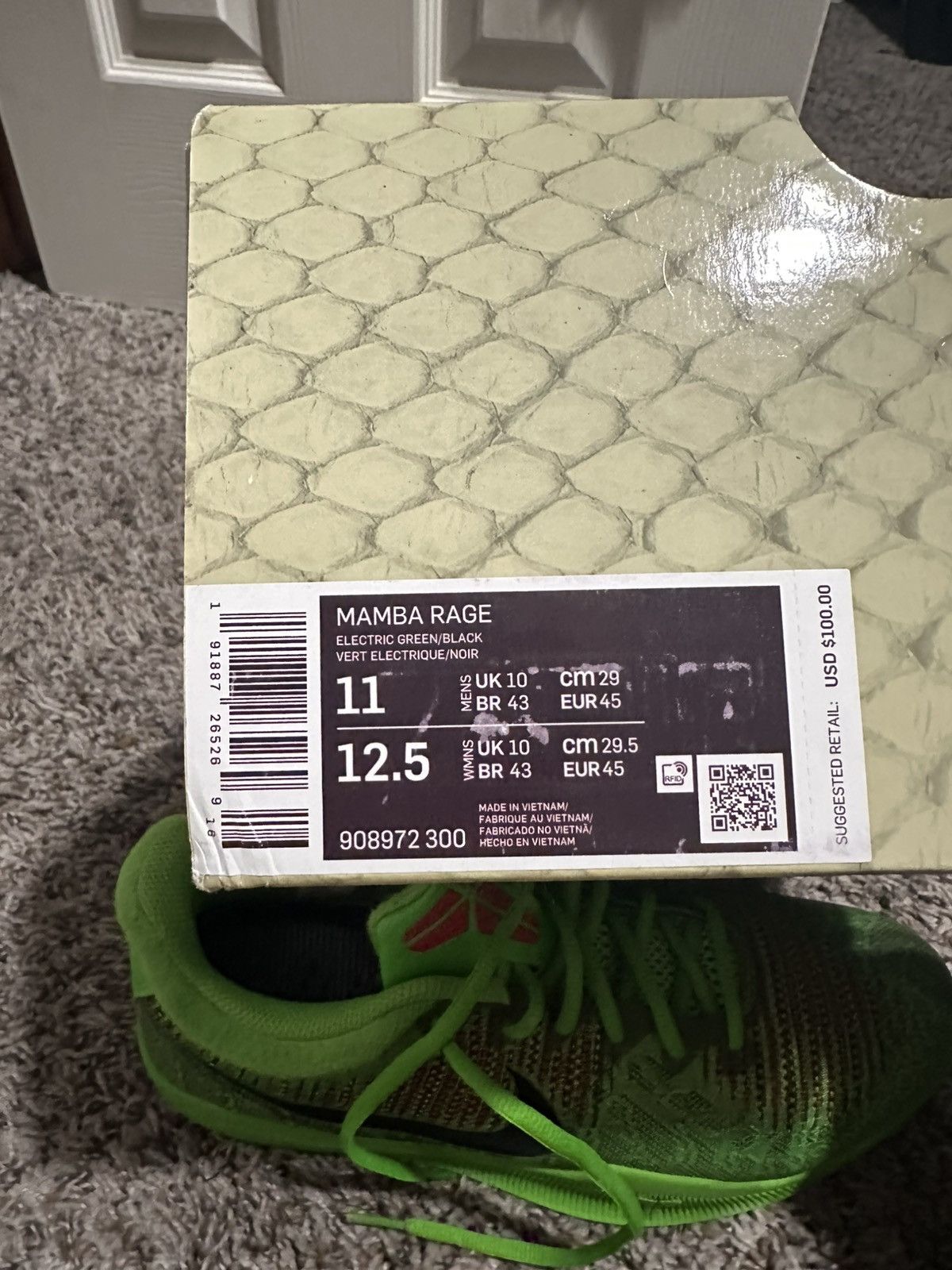 Nike Kobe Mamba Rage Grinch | Grailed