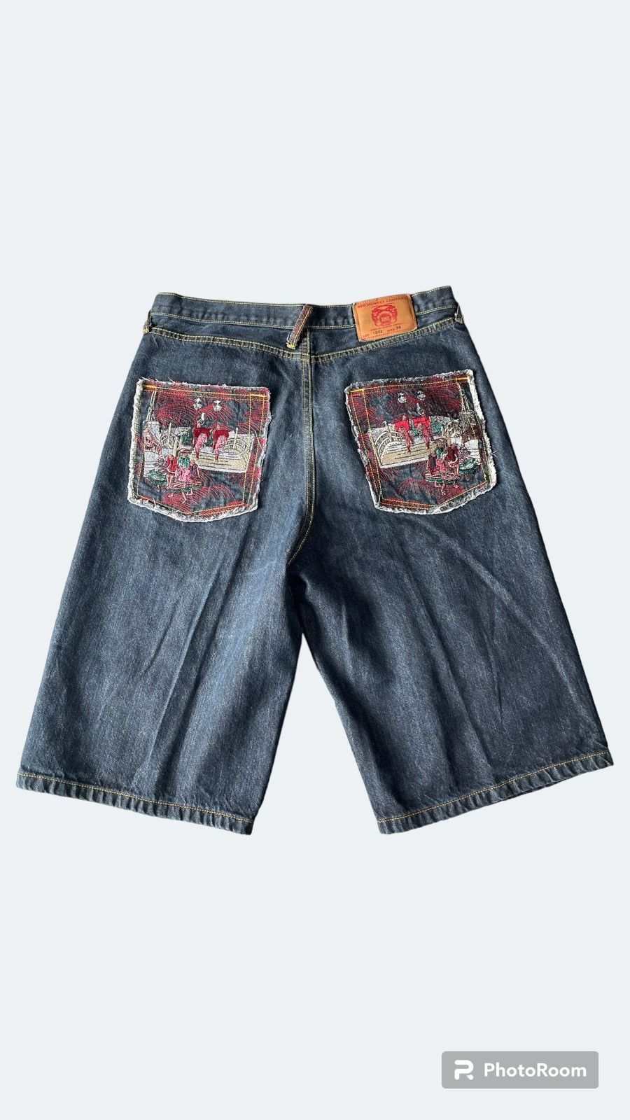 Red Monkey Red Monkey Company RMC Vintage Y2K Martin Ksohoh Jorts 36 ...