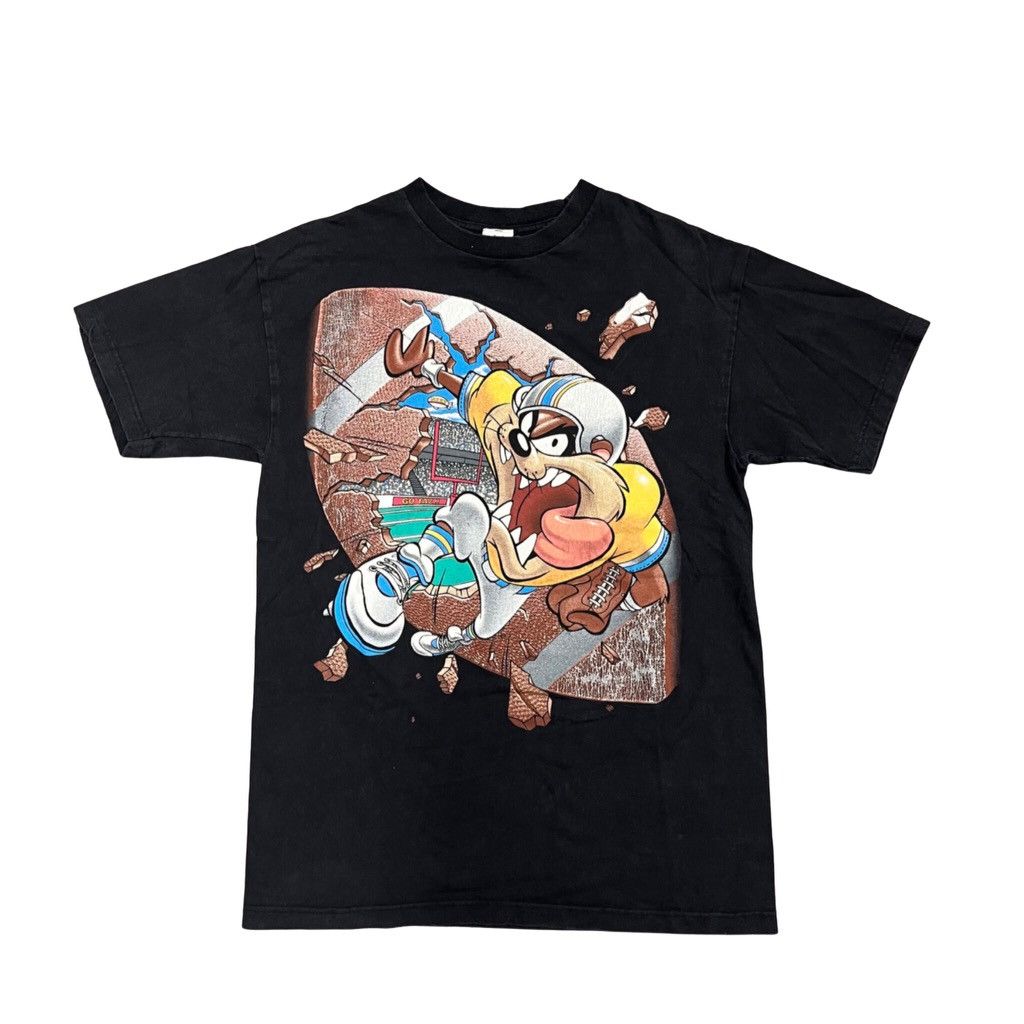 Warner Bros Looney Tunes Taz Football Tee | Grailed