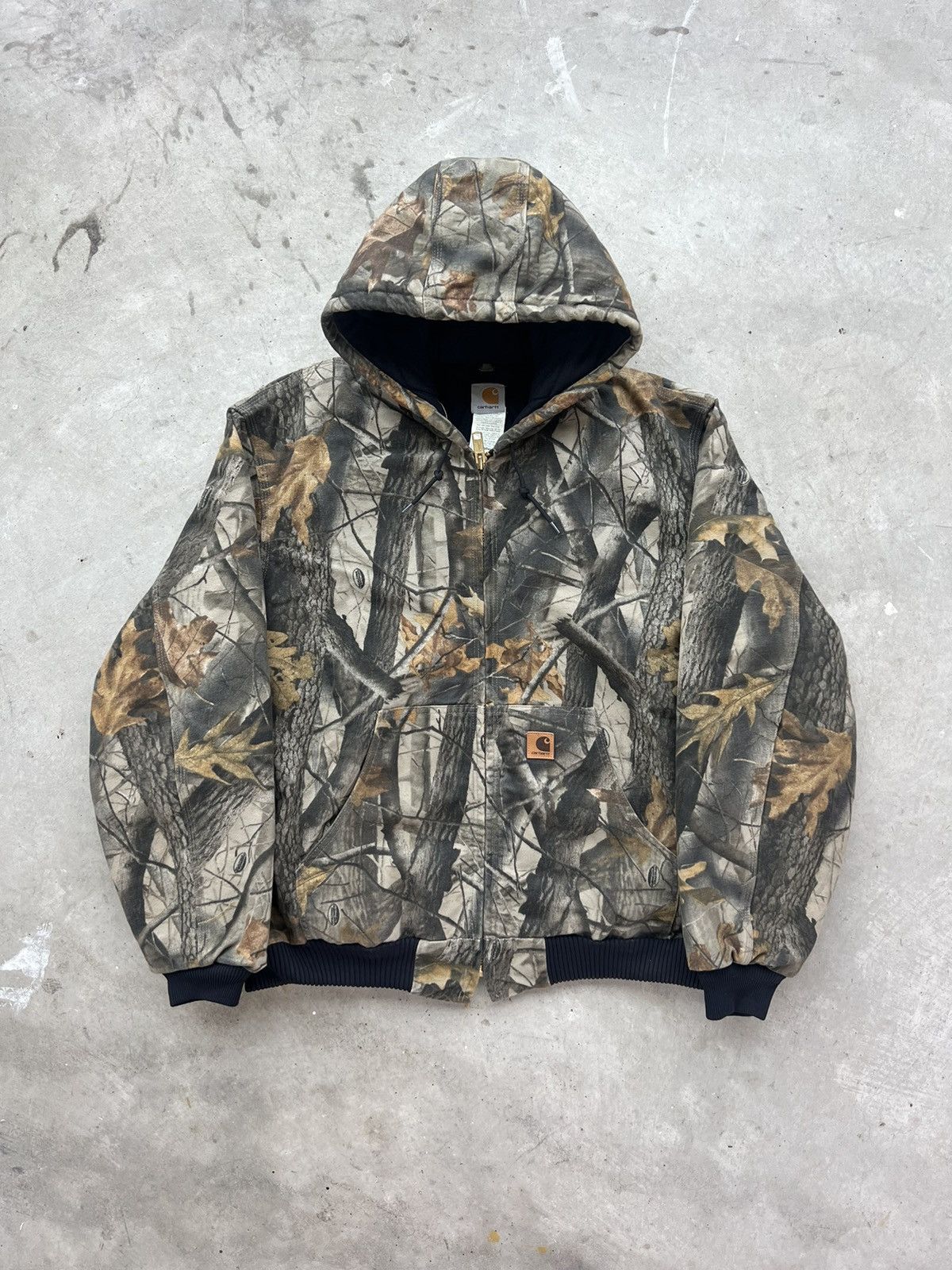 Carhartt × Streetwear × Vintage Vintage 90’s Carhartt RealTree Camo Parka Workwear Jacket | Grailed