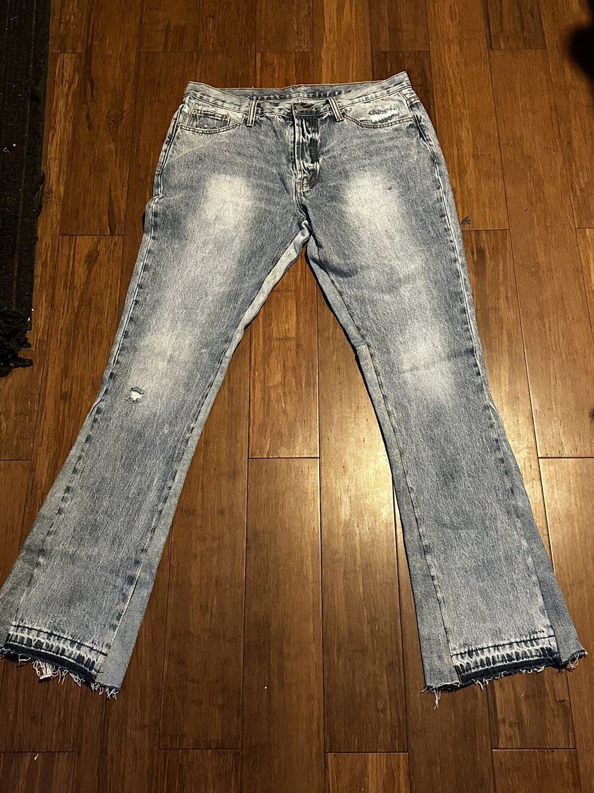 Streetwear Mnml Flared Denim Grailed