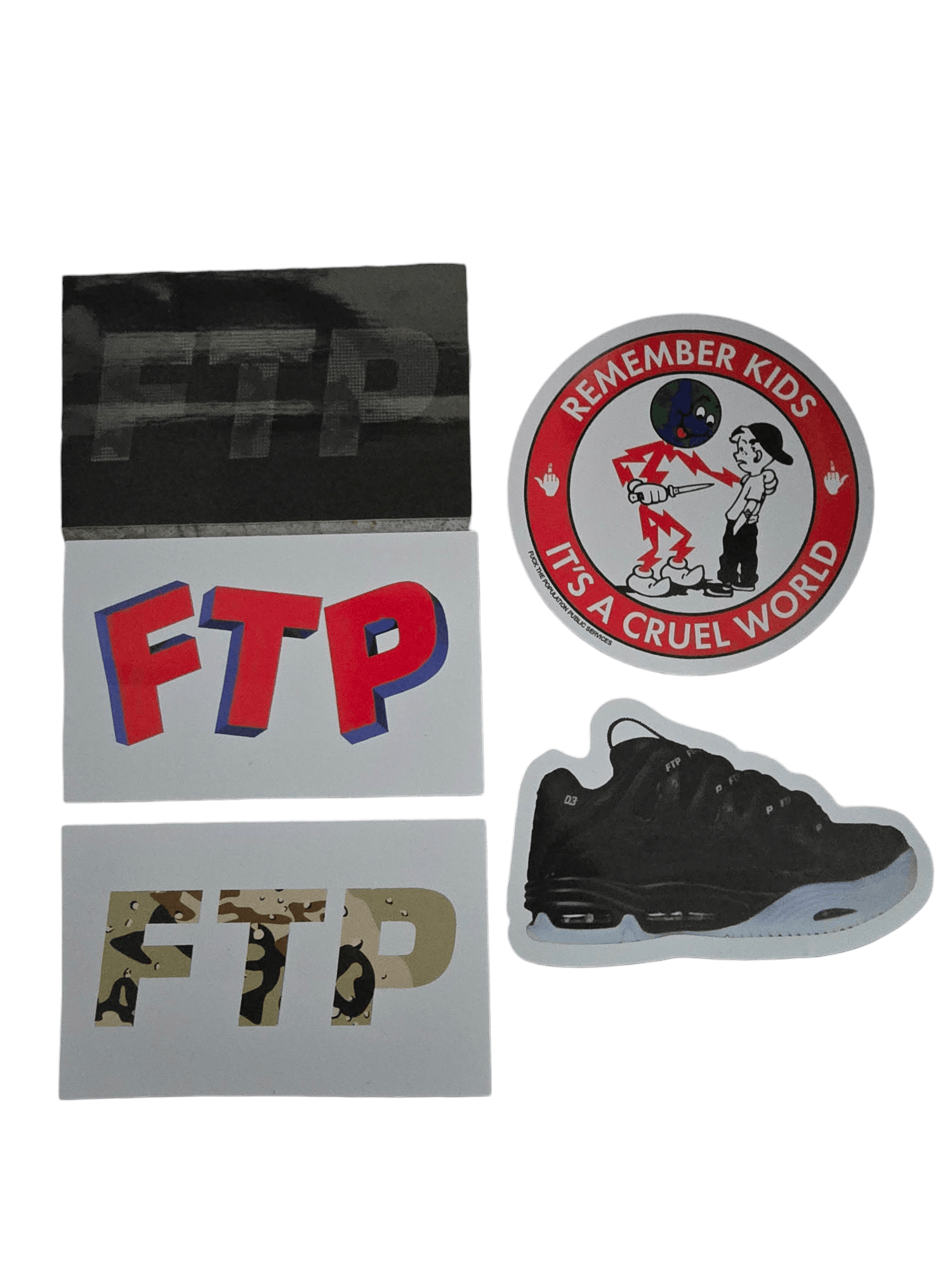 Fuck The Population FTP STICKER LOT BUNDLE (5 STICKERS) NEW 2024 | Grailed