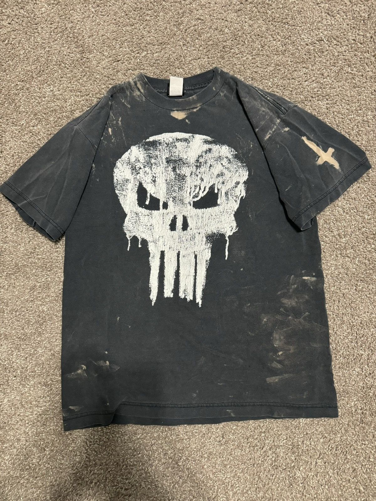 Marvel Comics × Streetwear × Vintage VINTAGE PUNISHER OPIUM BLEACH ...