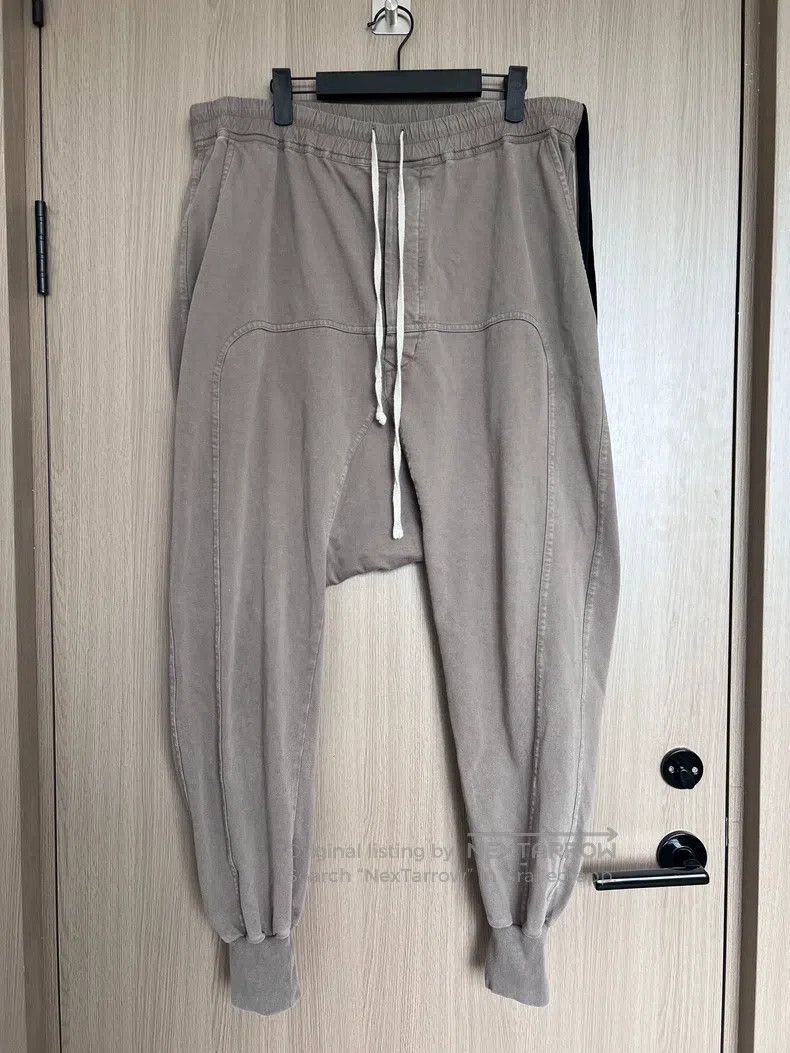 Rick Owens RICK OWENS size L Ribbon gray drawstring cuffed droopy wai ...