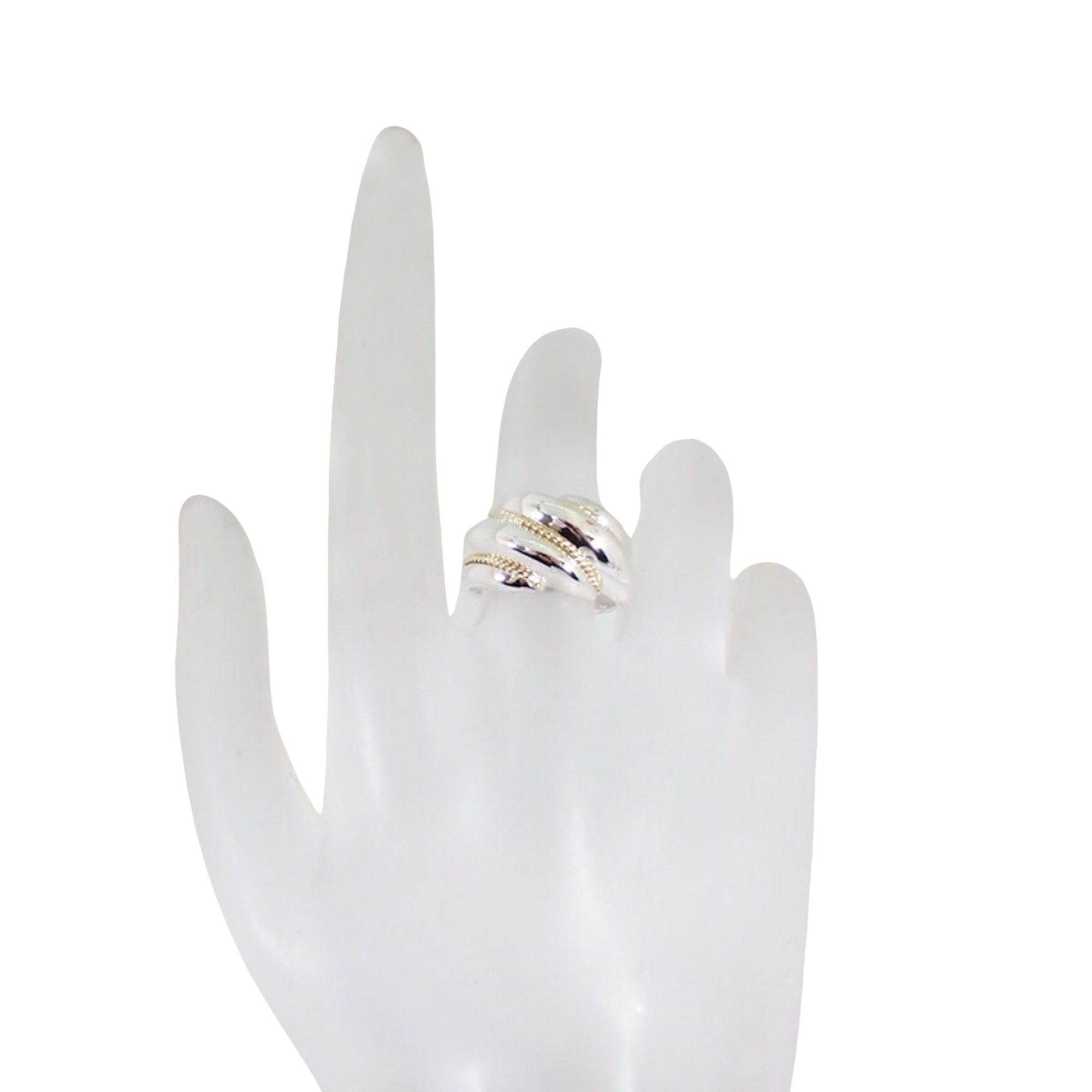 Tiffany & Co. Tiffany & Co Twisted Chain Combi ring | Grailed