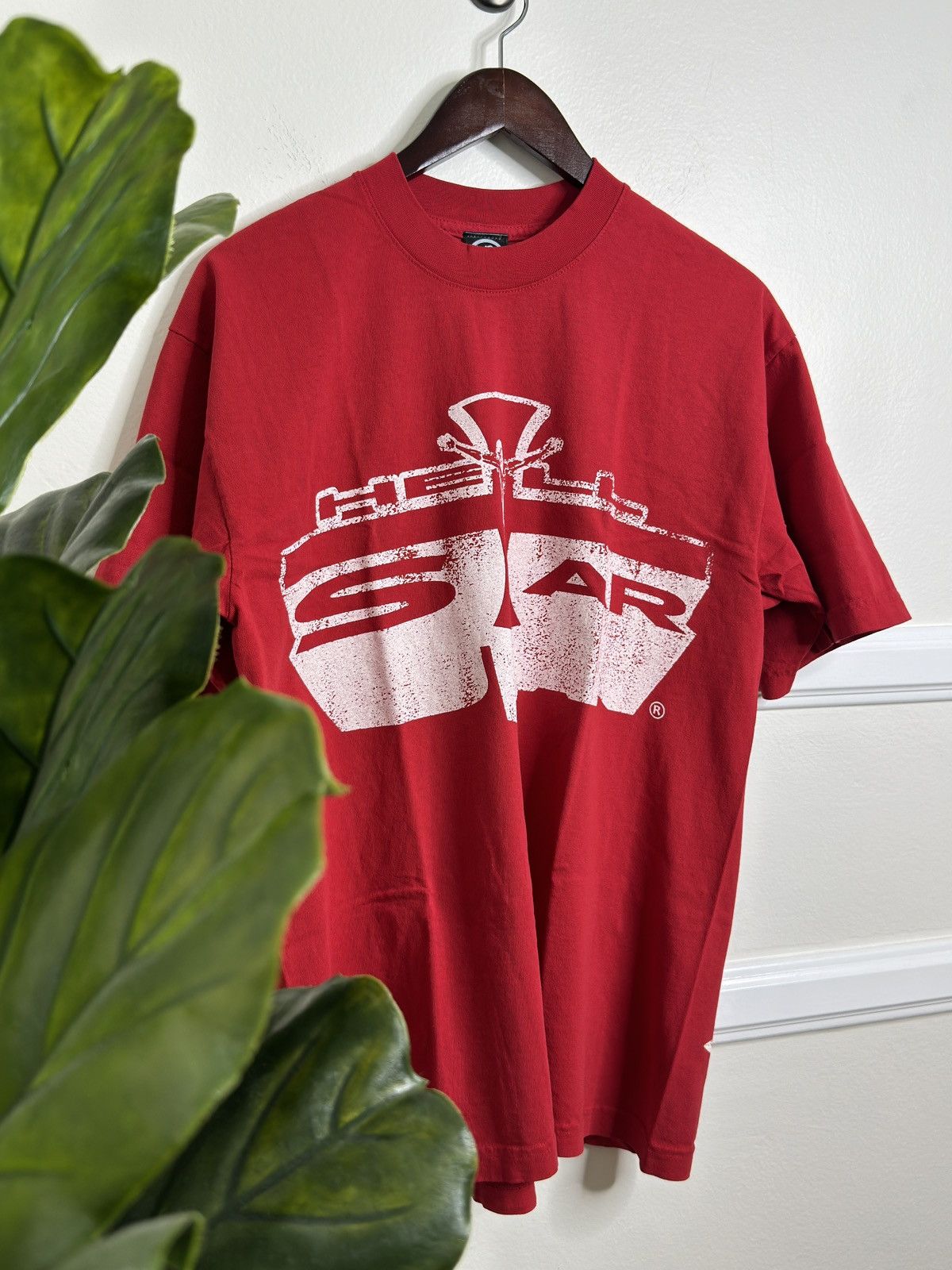 HELLSTAR Hellstar Studios Jesus Emblem Tee Red | Grailed