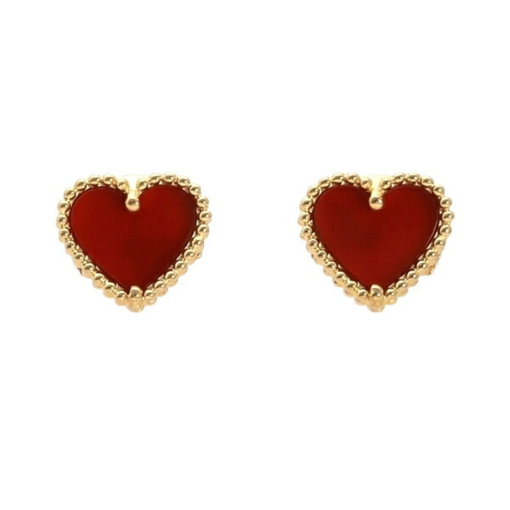 Van Cleef & Arpels VAN CLEEF & ARPELS Heart Sweet Alhambra K18PG Pink ...