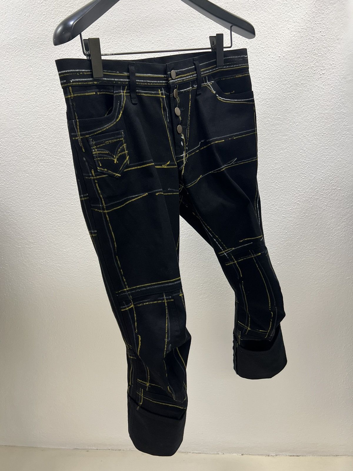 Christopher Nemeth Nemeth Painted lines 25586 pants | Grailed