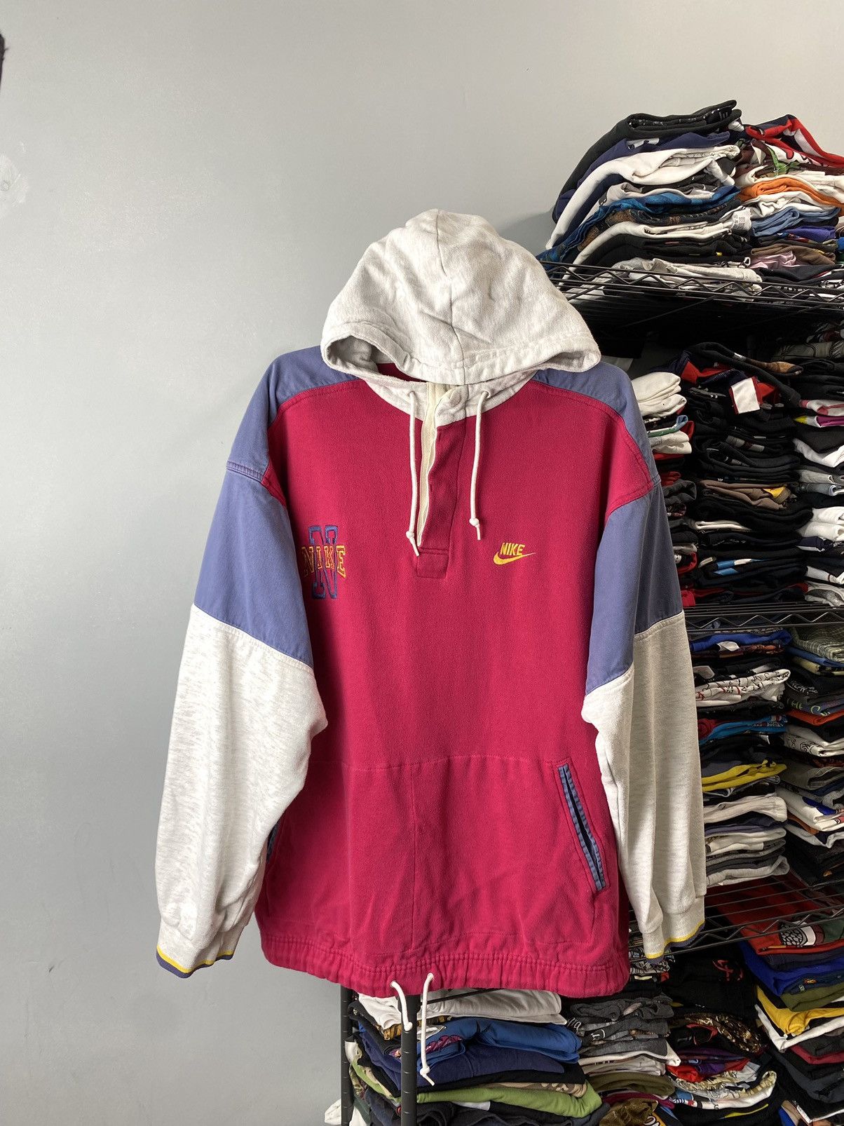 Nike × Very Rare × Vintage Rare! Vintage 1980’s Nike Hoodie Jacket ...