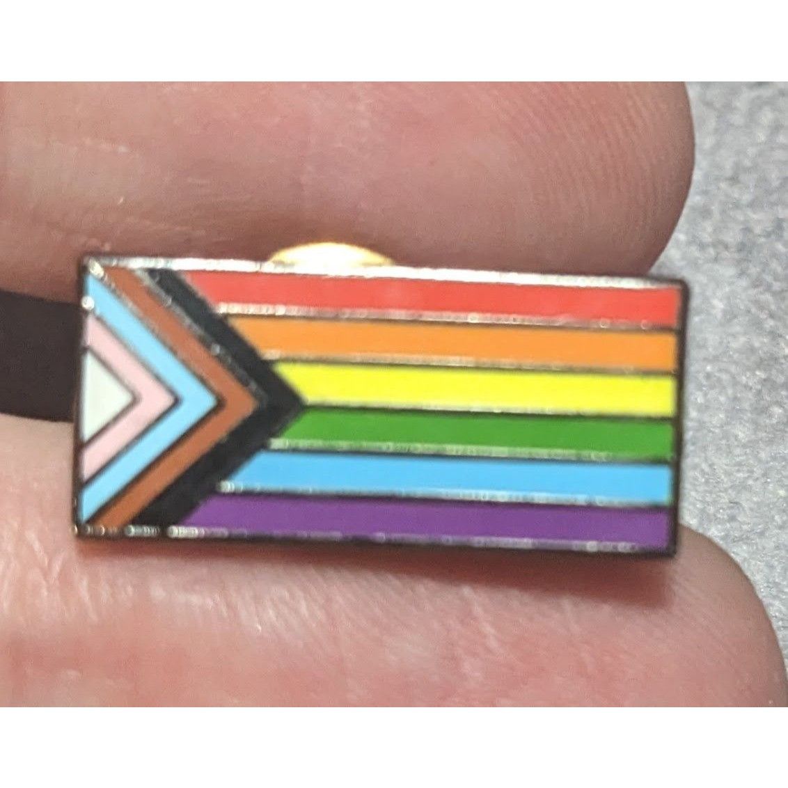Other Pin Brick Progressive Pride Flag Lapel Pin | Grailed