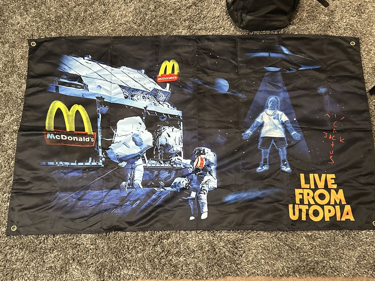 Travis Scott Travis Scott x Cactus Jack live from Utopia Flag | Grailed