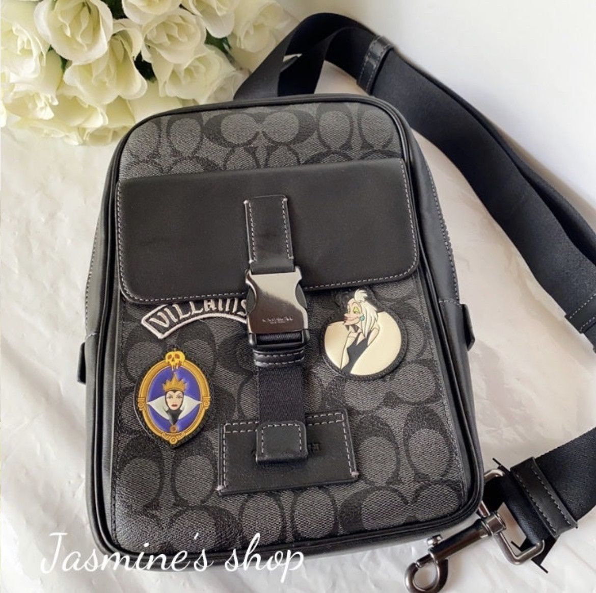 Coach Track Pack In Signature Canvas With Patches CC113 | Grailed