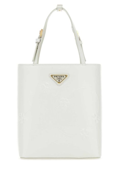Prada White Leather Handbag | Grailed
