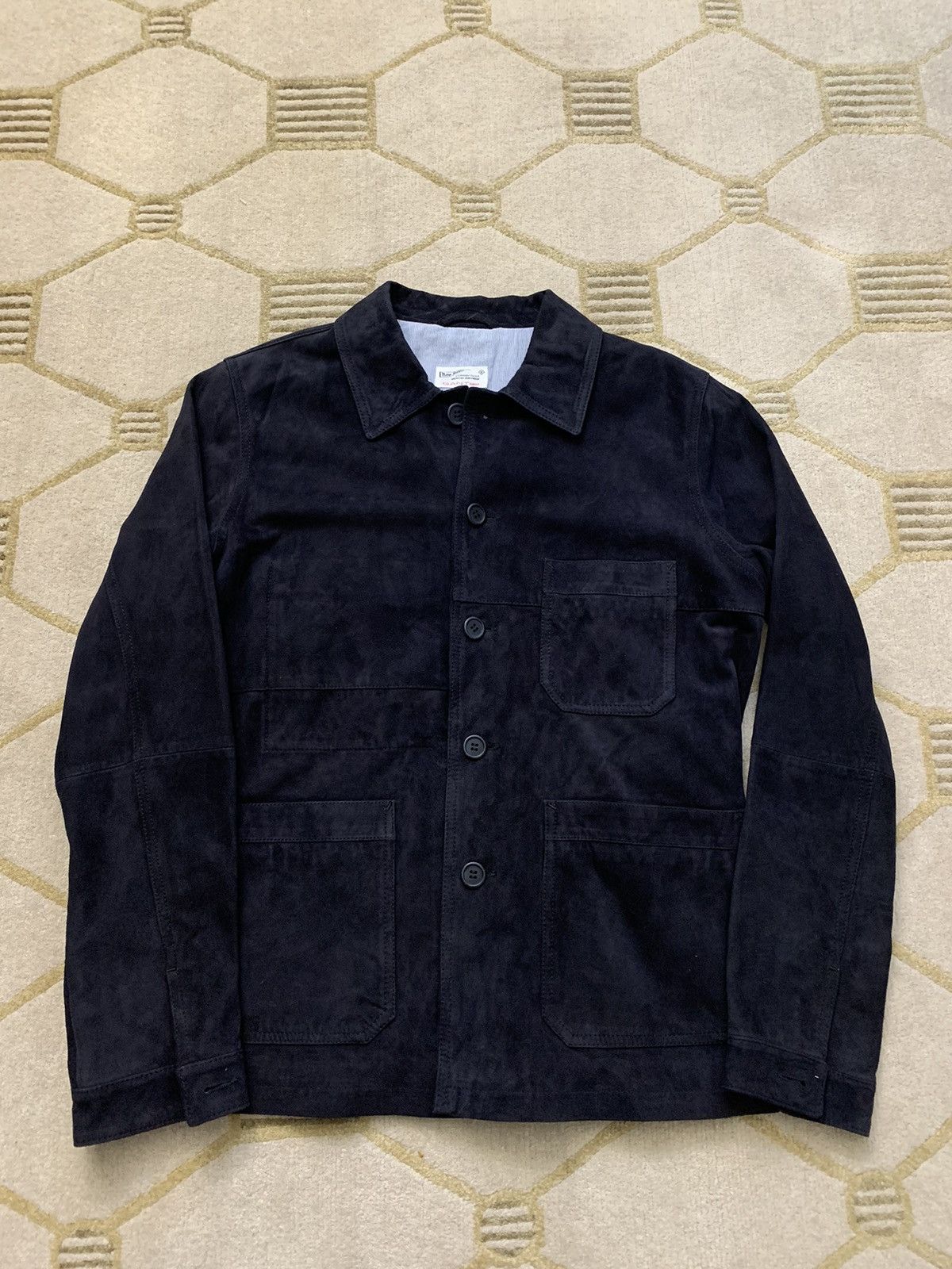 Gant Rugger NWOT Gant Rugger Suede Worker Jacket in Classic Blue | Grailed