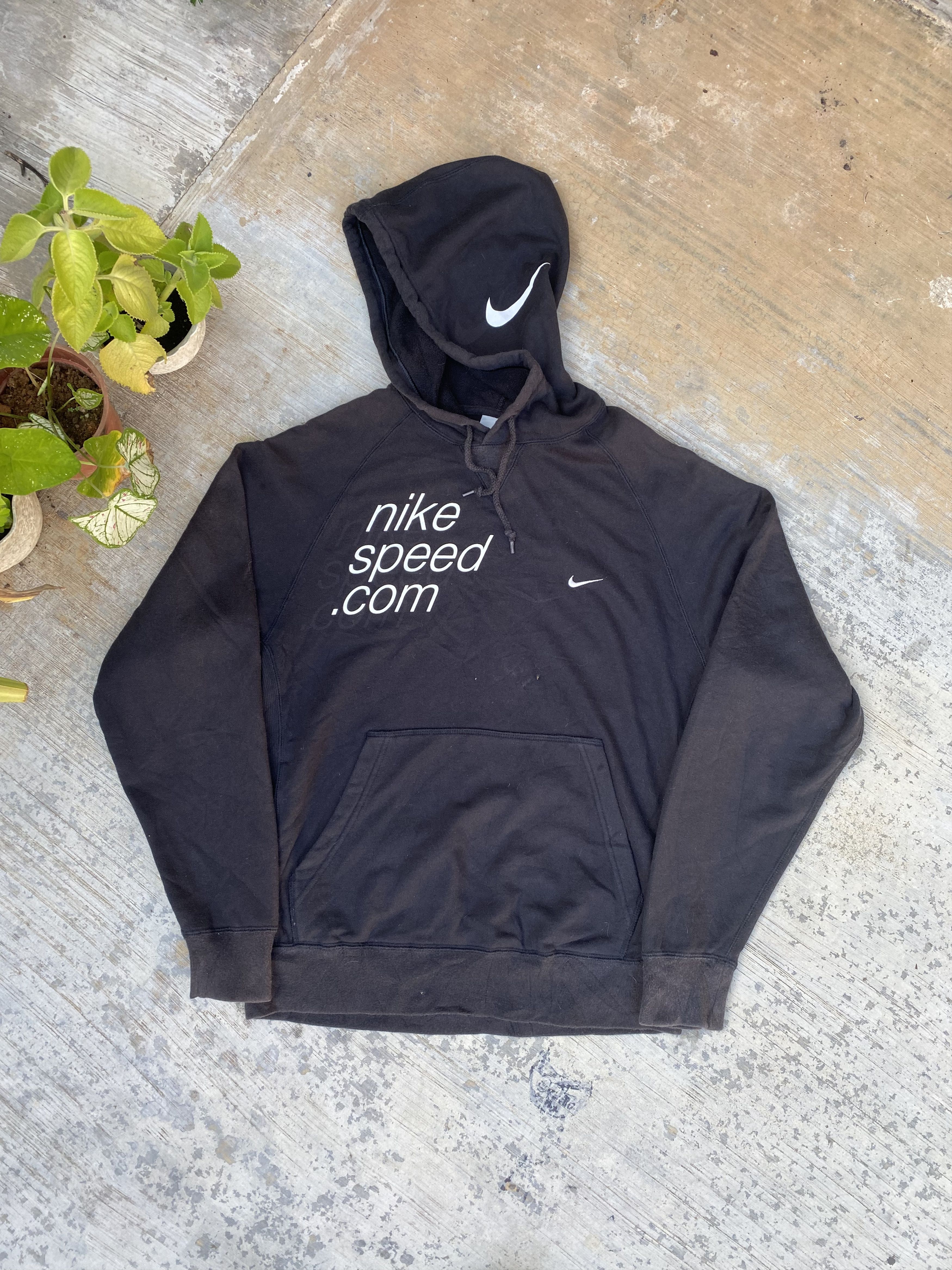 Nike ⚡️Rare⚡️ Nike Speed.Com Mini Swoosh Sun Faded Hoodies | Grailed