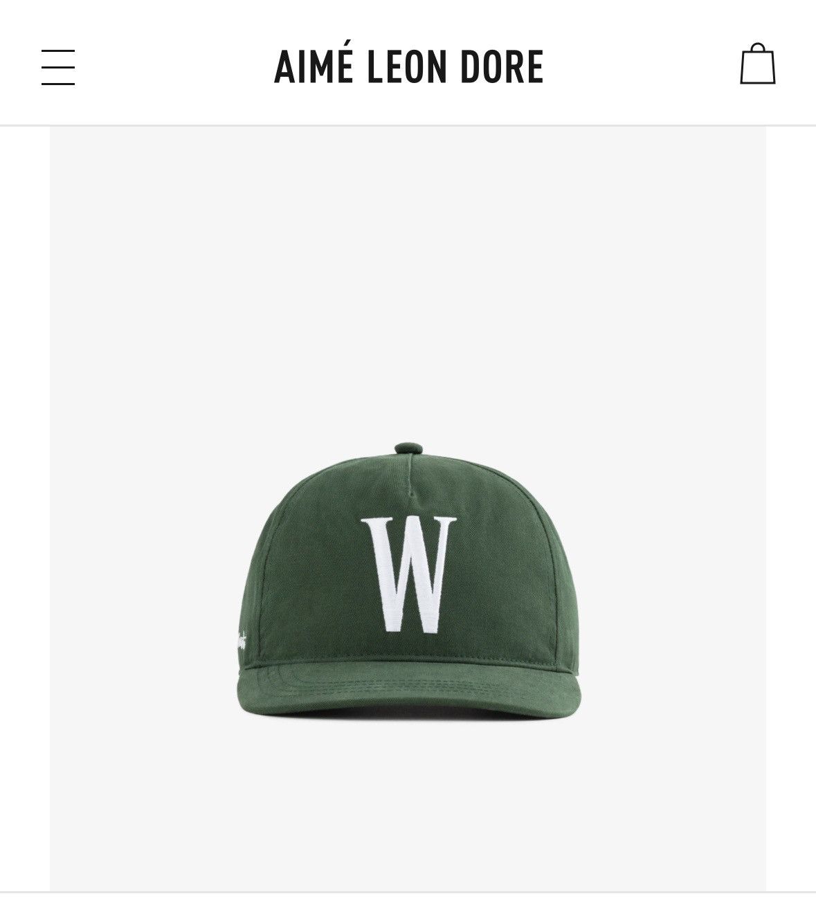 Aime Leon Dore Aime Leon Dore Tyrell Winston W Gallery Hat | Grailed