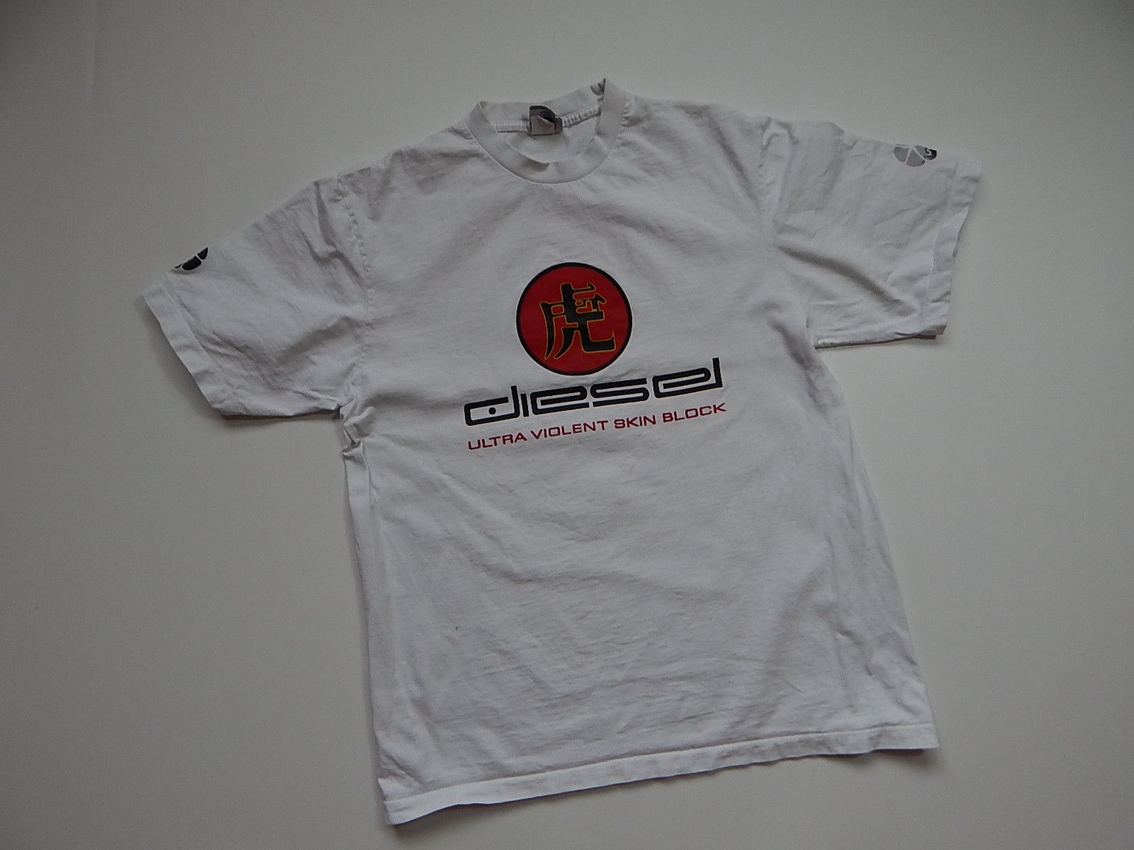 Diesel × Vintage vintage 00s y2k diesel ultra violent skin block tee | Grailed