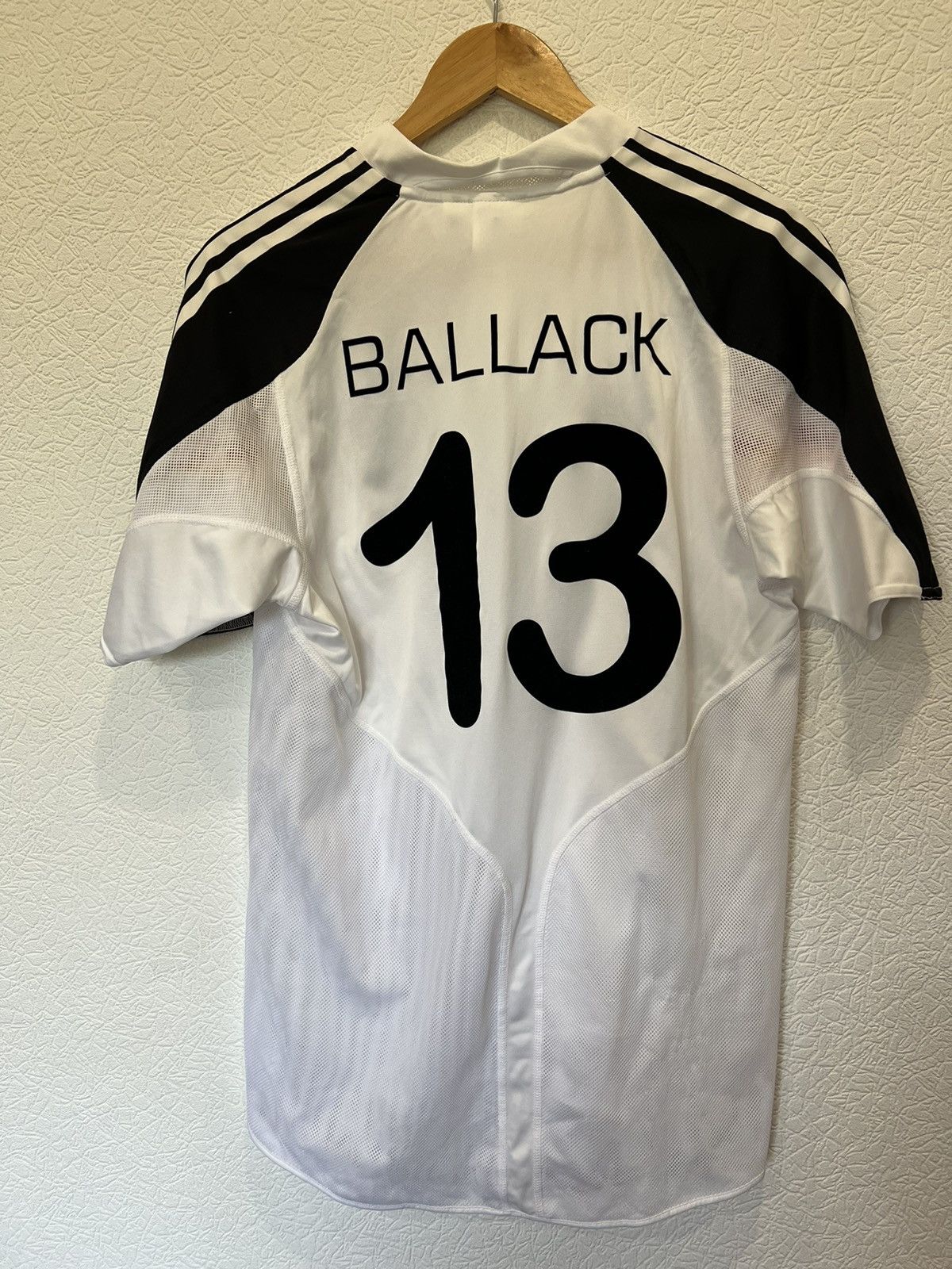 Adidas × Soccer Jersey BALLACK Adidas Germany 2004 Home Kit Soccer ...